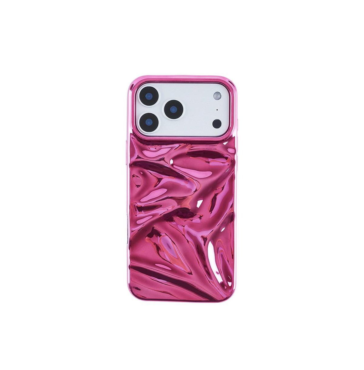 Click here for Auramma Fuchsia Crinkles iPhone17 Pro Max Case - F... prices