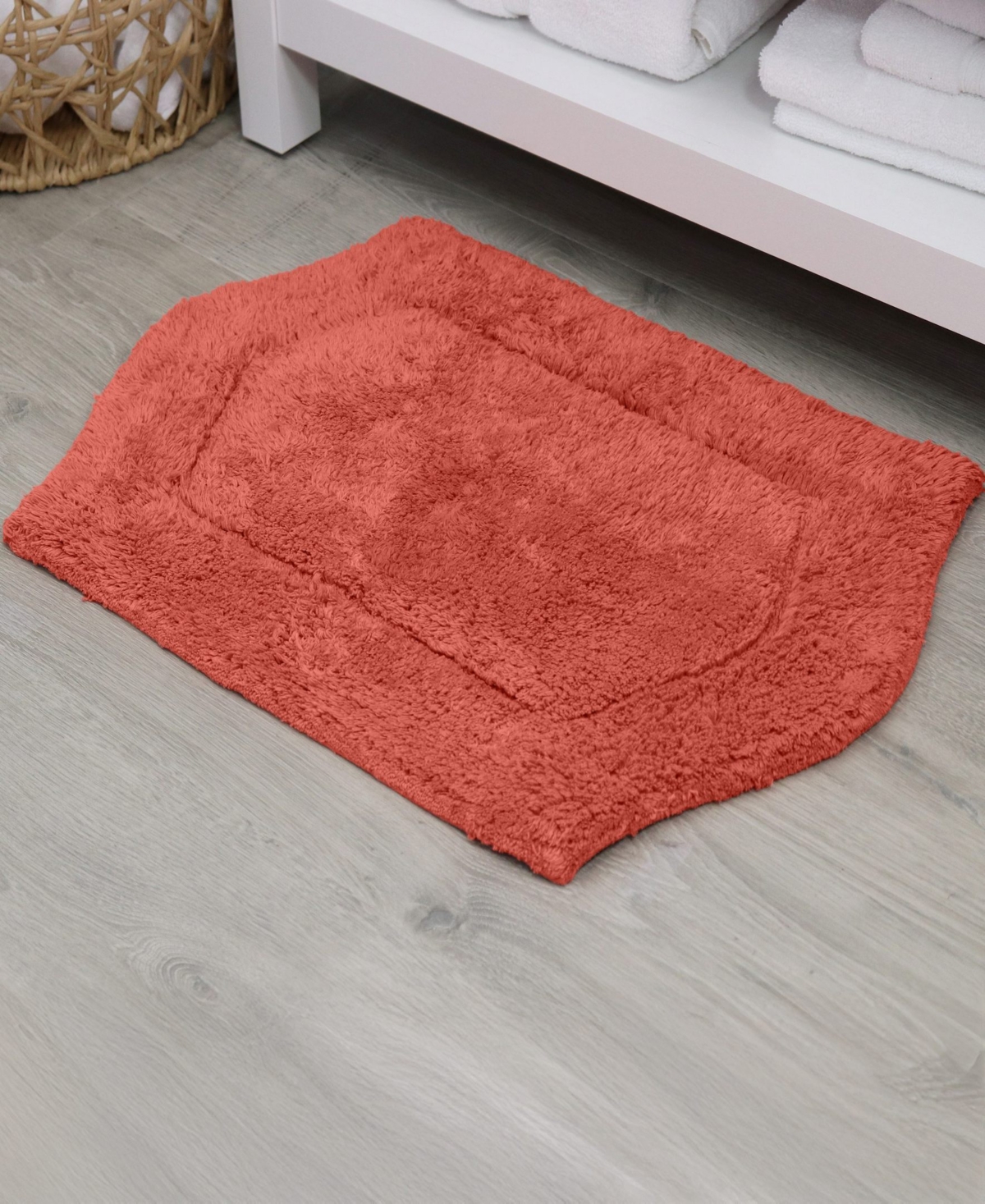 Click here for Home Weavers Waterford Bath Rug  17 x 24 - Coral prices