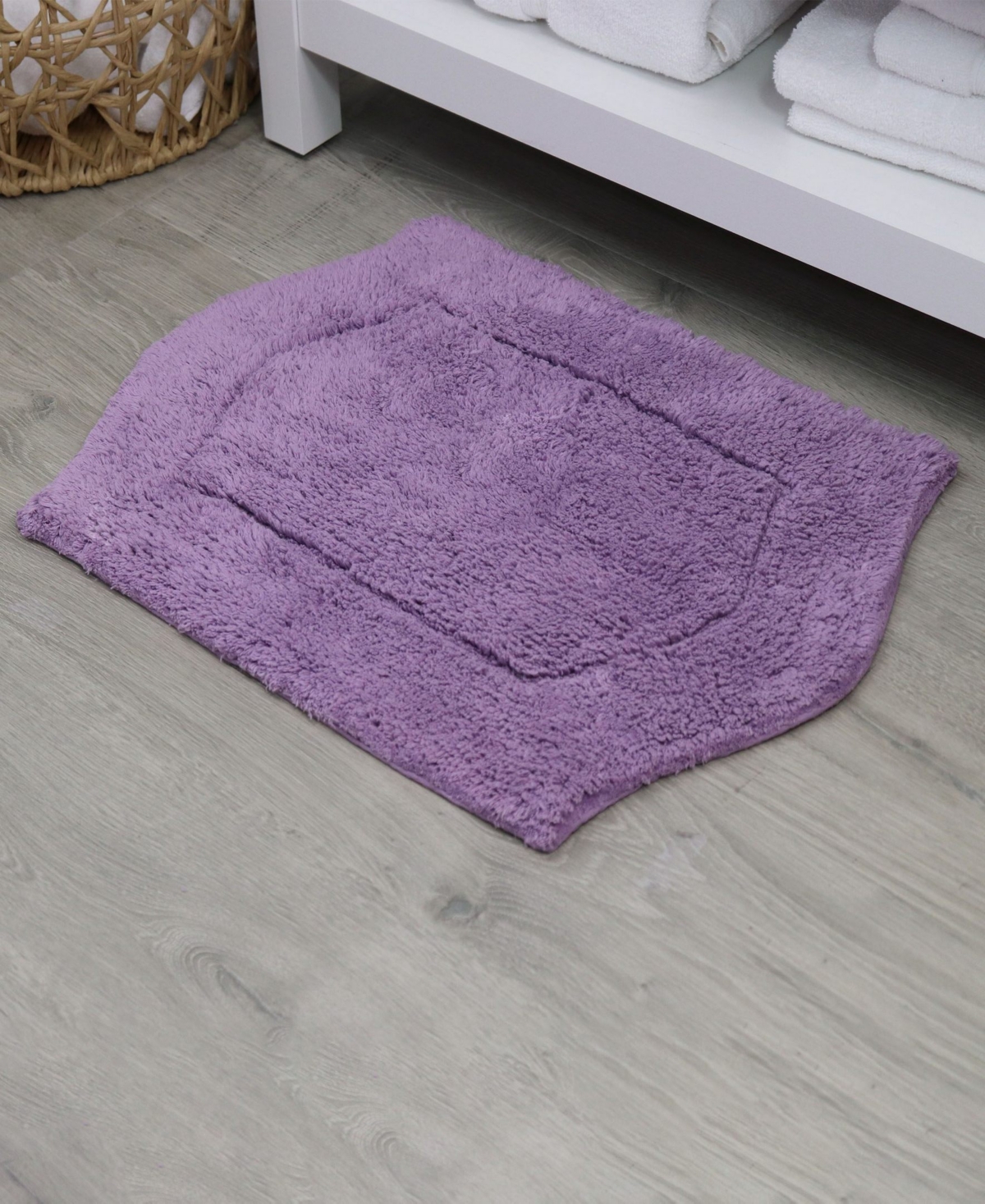 Click here for Home Weavers Waterford Bath Rug  17 x 24 - Purple prices
