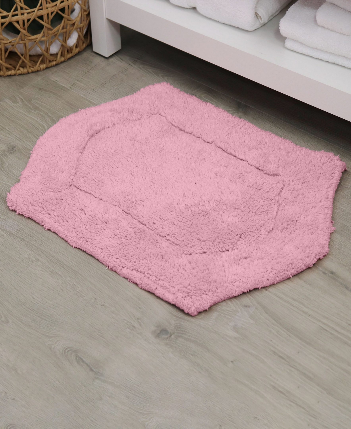 Click here for Home Weavers Waterford Bath Rug  17 x 24 - Pink prices