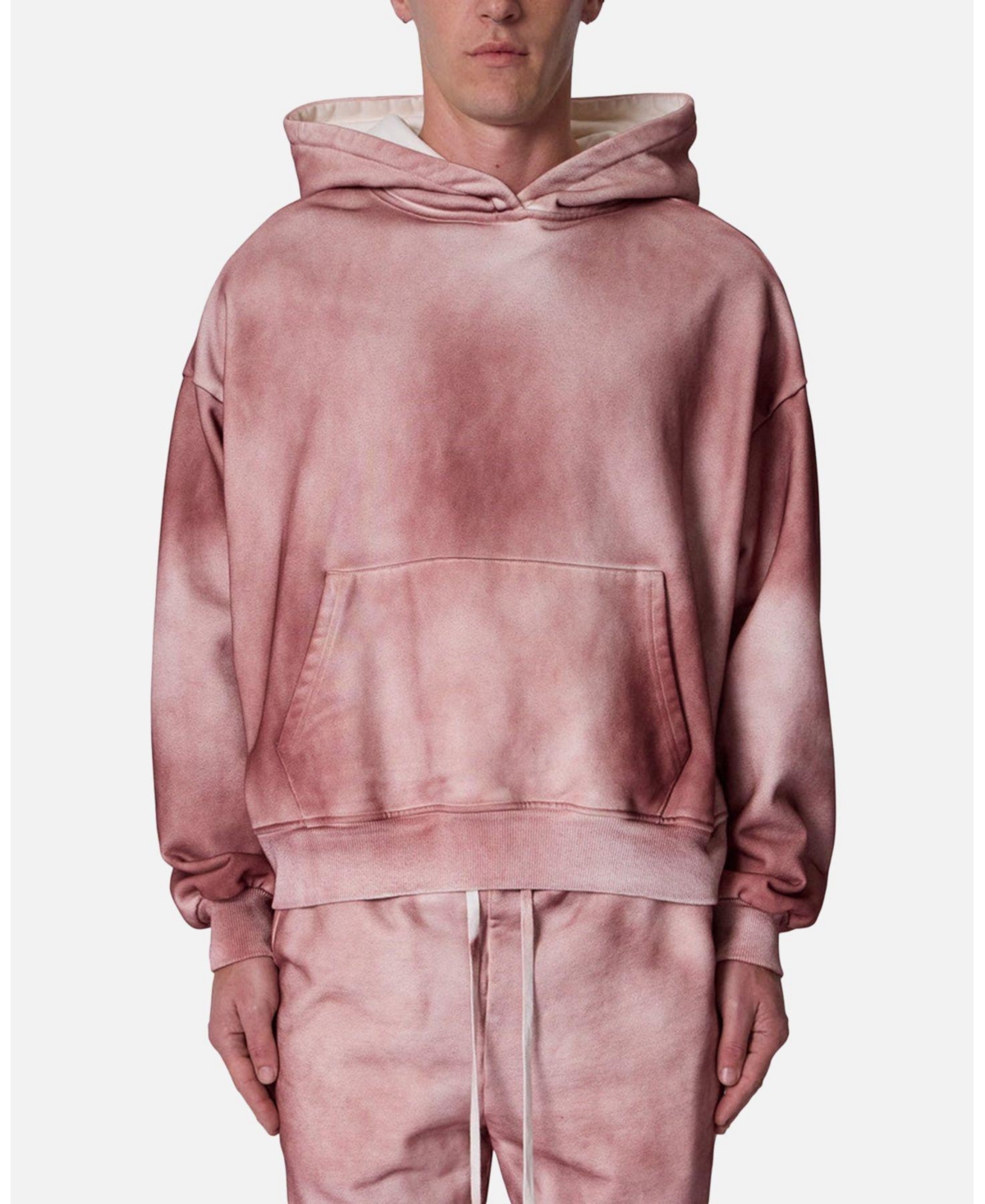 Click here for mnml Mens Optic Graded Hoodie - Red prices