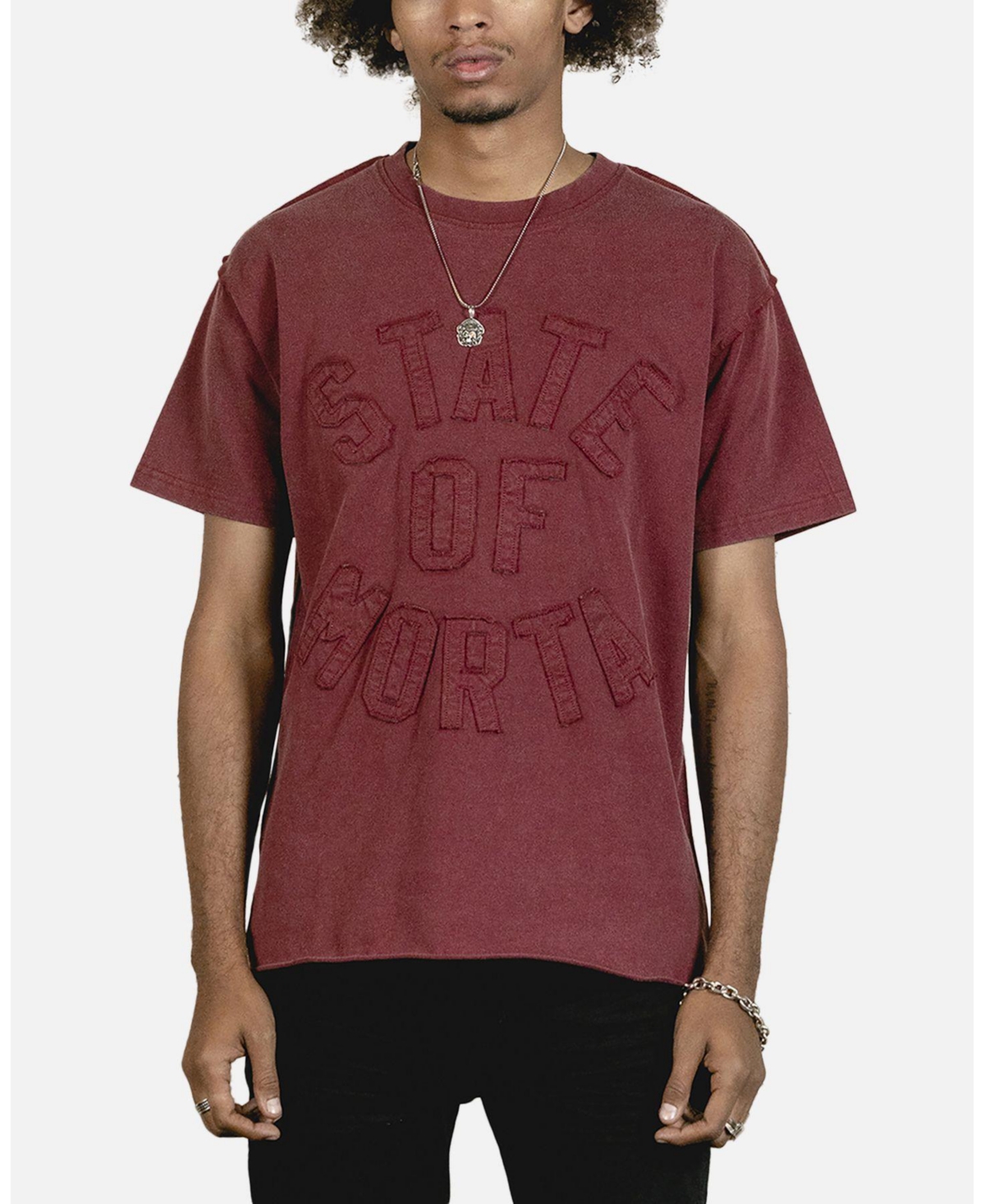 Click here for Saint Morta Mens State Of Morta Applique T-Shirt... prices