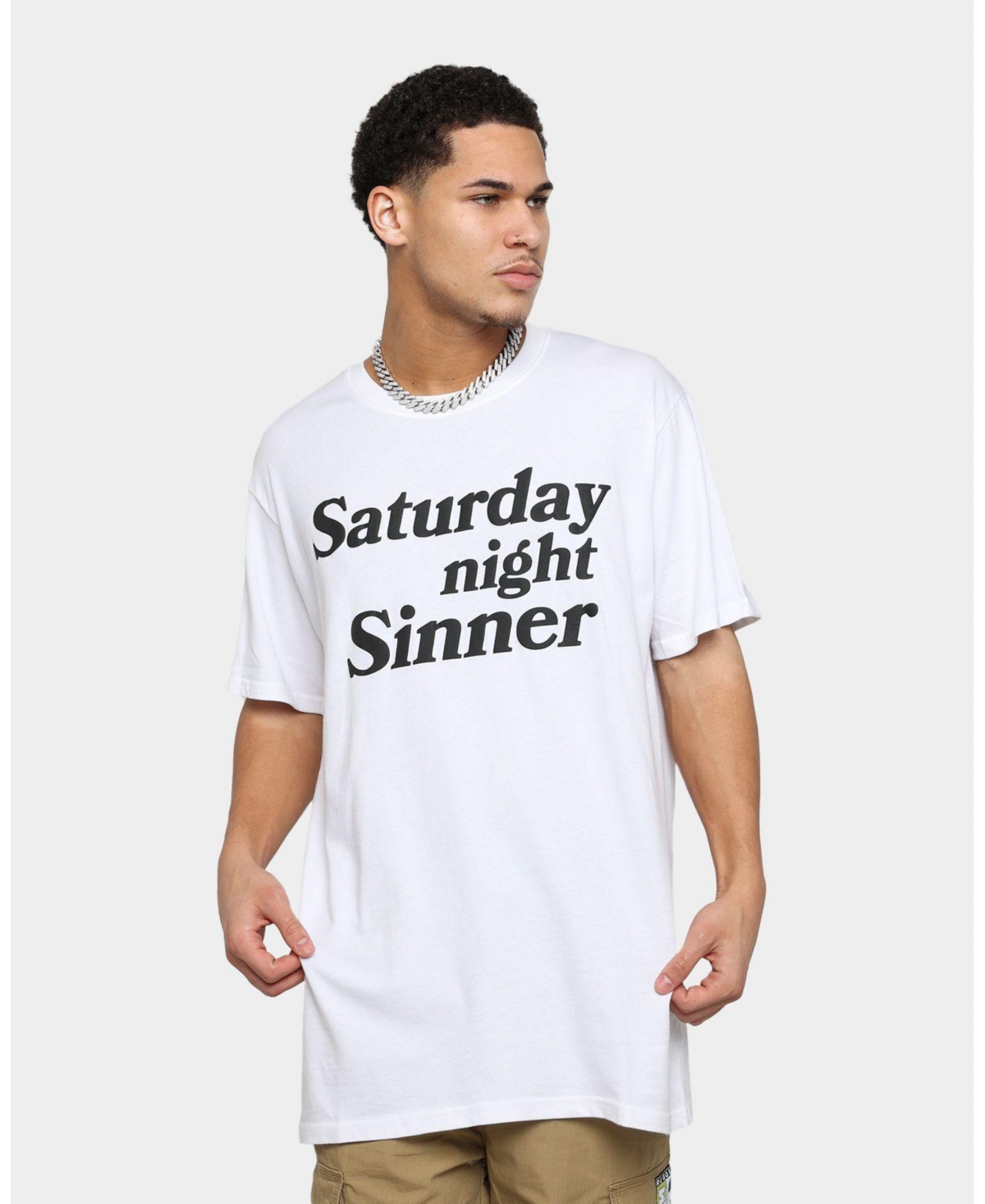 Click here for Father Forgive Me Mens Saturday Night Sinner T-Shi... prices