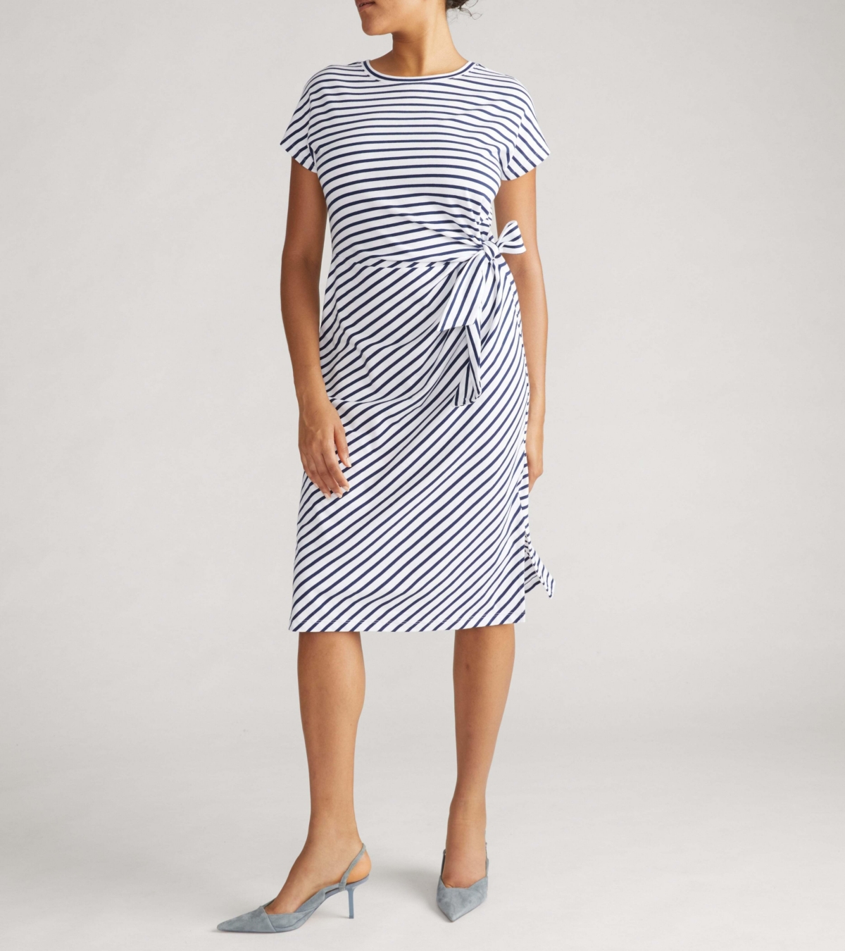 Click here for Universal Standard Plus Size Crescent Breton Strip... prices