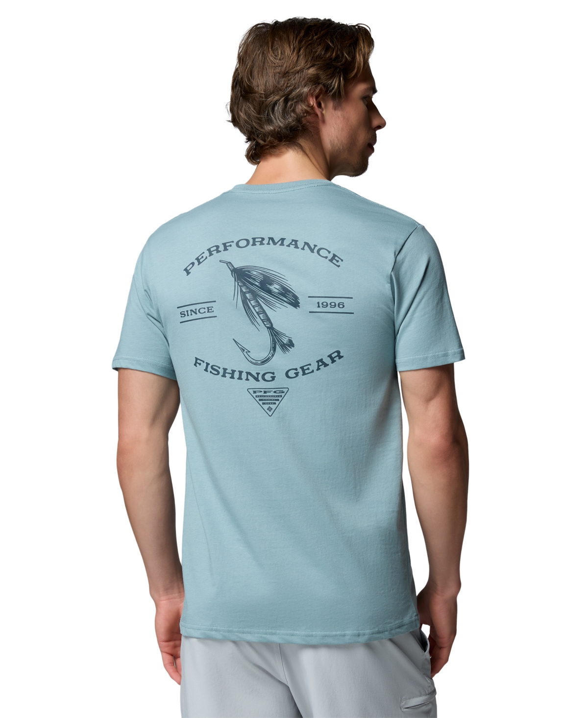Click here for Columbia Mens Pfg Ahab Graphic T-Shirt - Storm prices