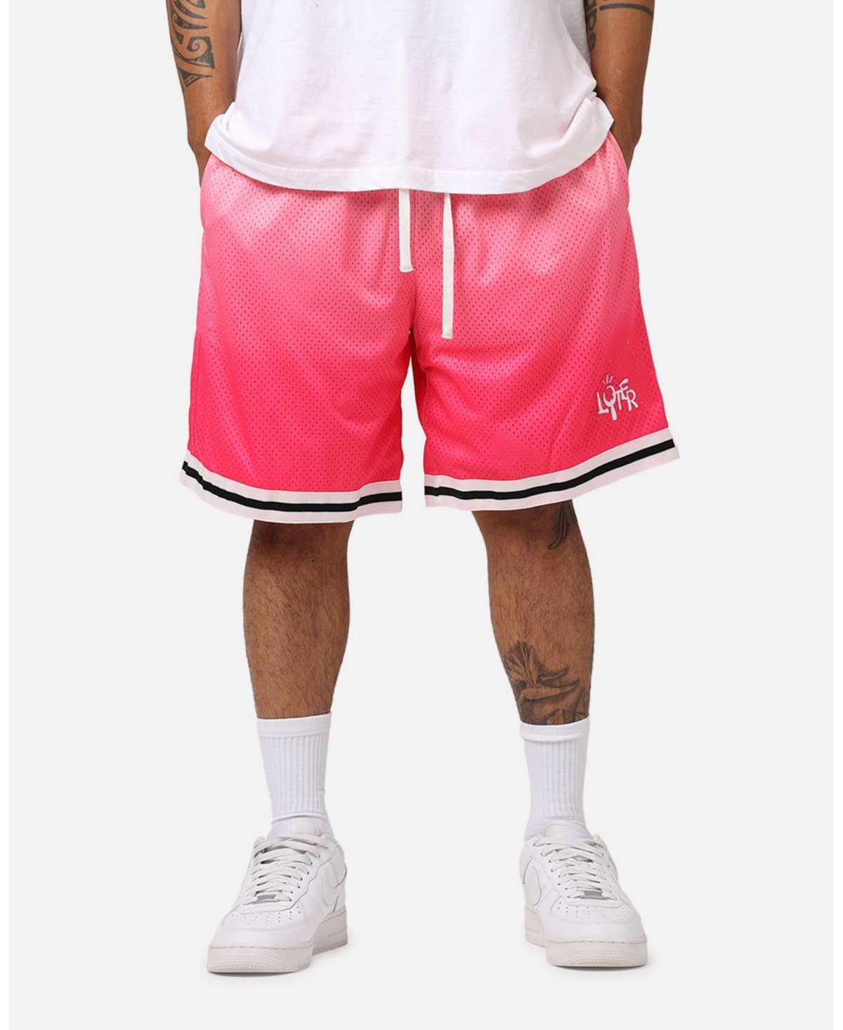 Click here for Loiter Mens Gradient Basketball Shorts - Pink prices