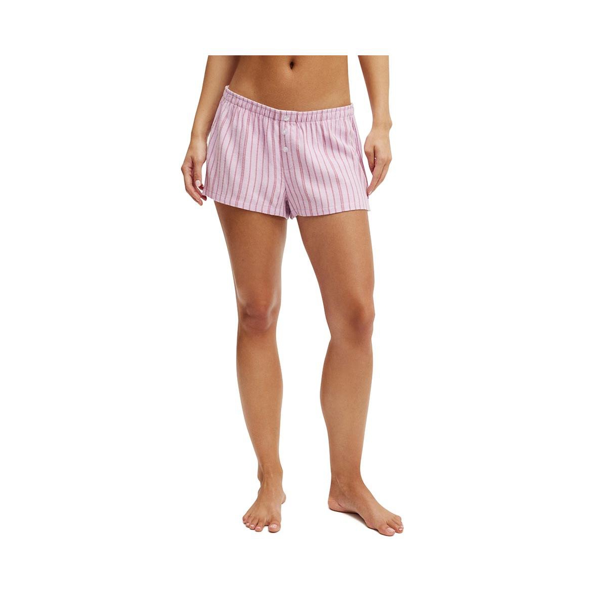 Click here for Cotton On Womens Flannel Girlfriend Short - Orchid... prices