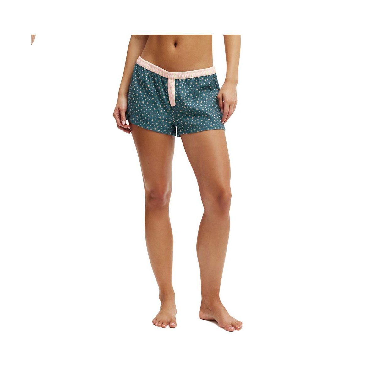 Click here for Cotton On Womens Flannel Girlfriend Short - Deep b... prices