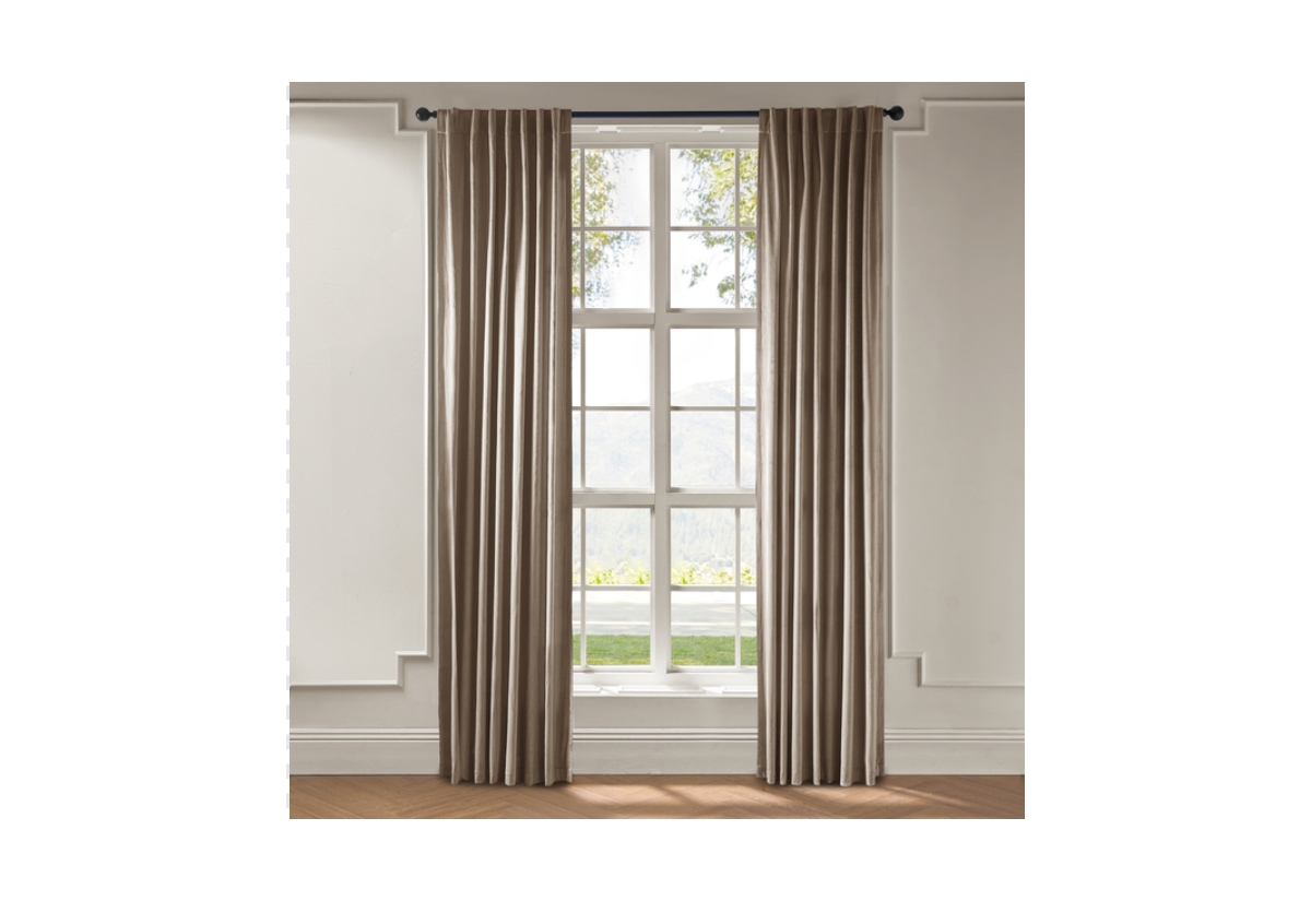 Click here for Z Gallerie Adair Solid Velvet Curtain - Sand prices