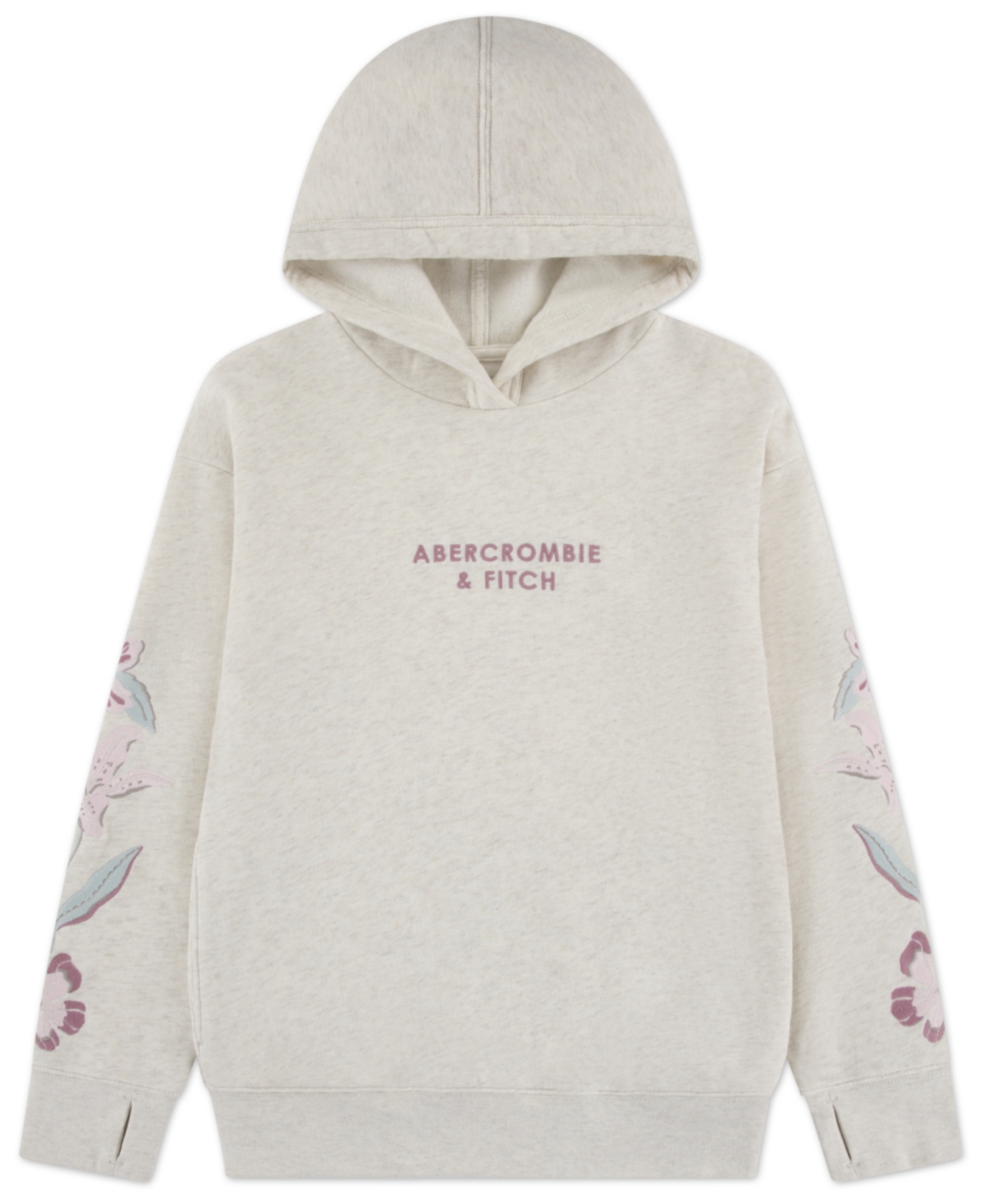 Click here for abercrombie kids Girls Embroidered Pull-On Hoodie... prices