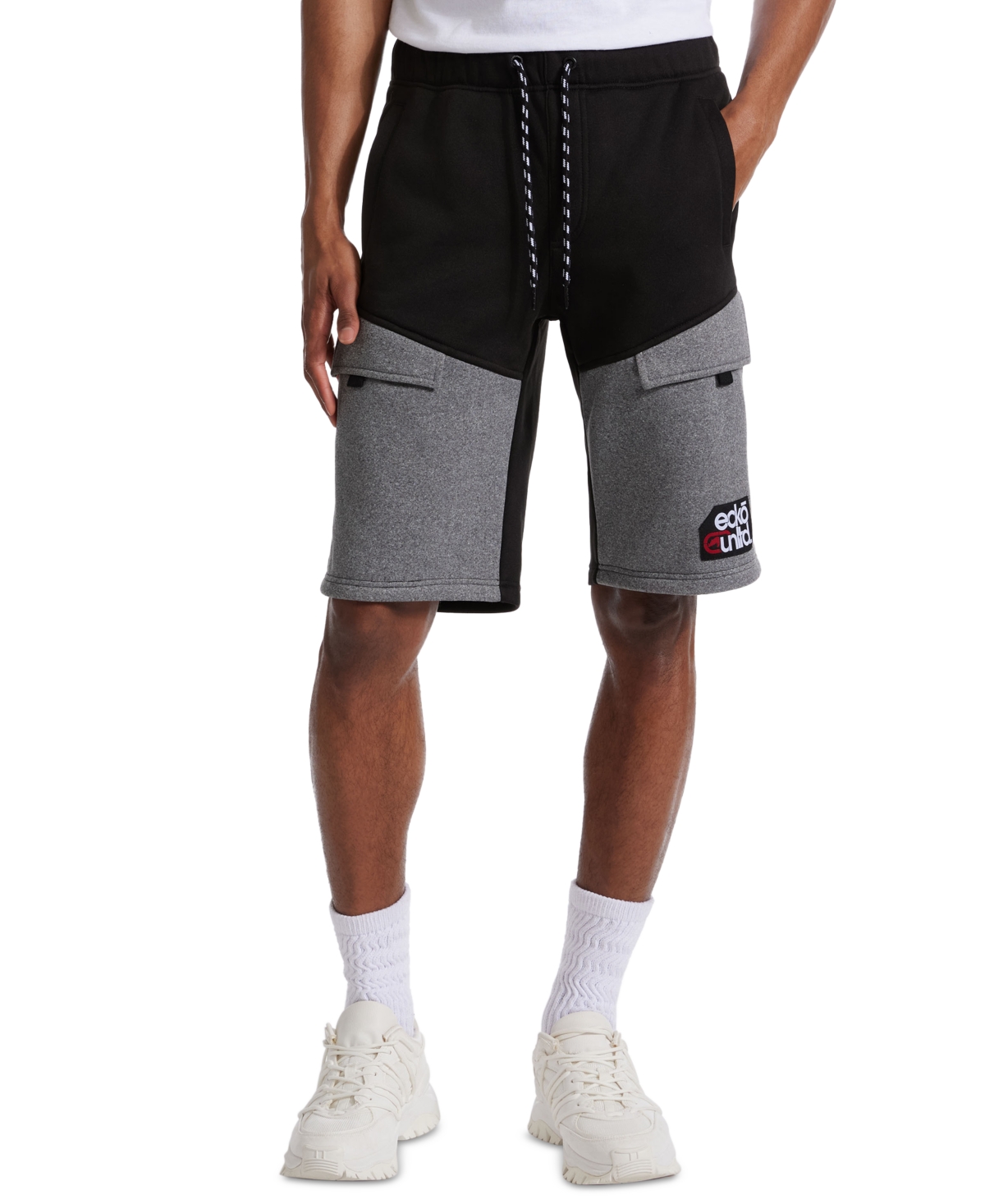 Click here for Ecko Unltd Mens Big Flap Color-Block Cargo Shorts... prices