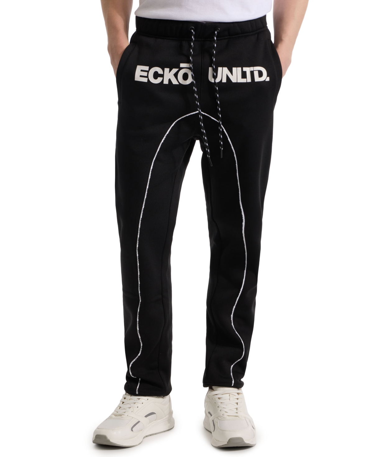 Click here for Ecko Unltd Mens Regular-Fit Joggers - Black prices