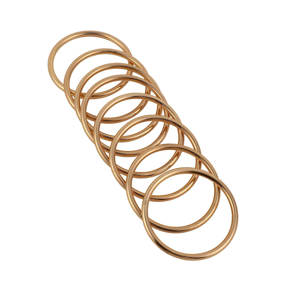 Click here for Womens The Metallic-Stack Bangle Bracelet - Old Go... prices