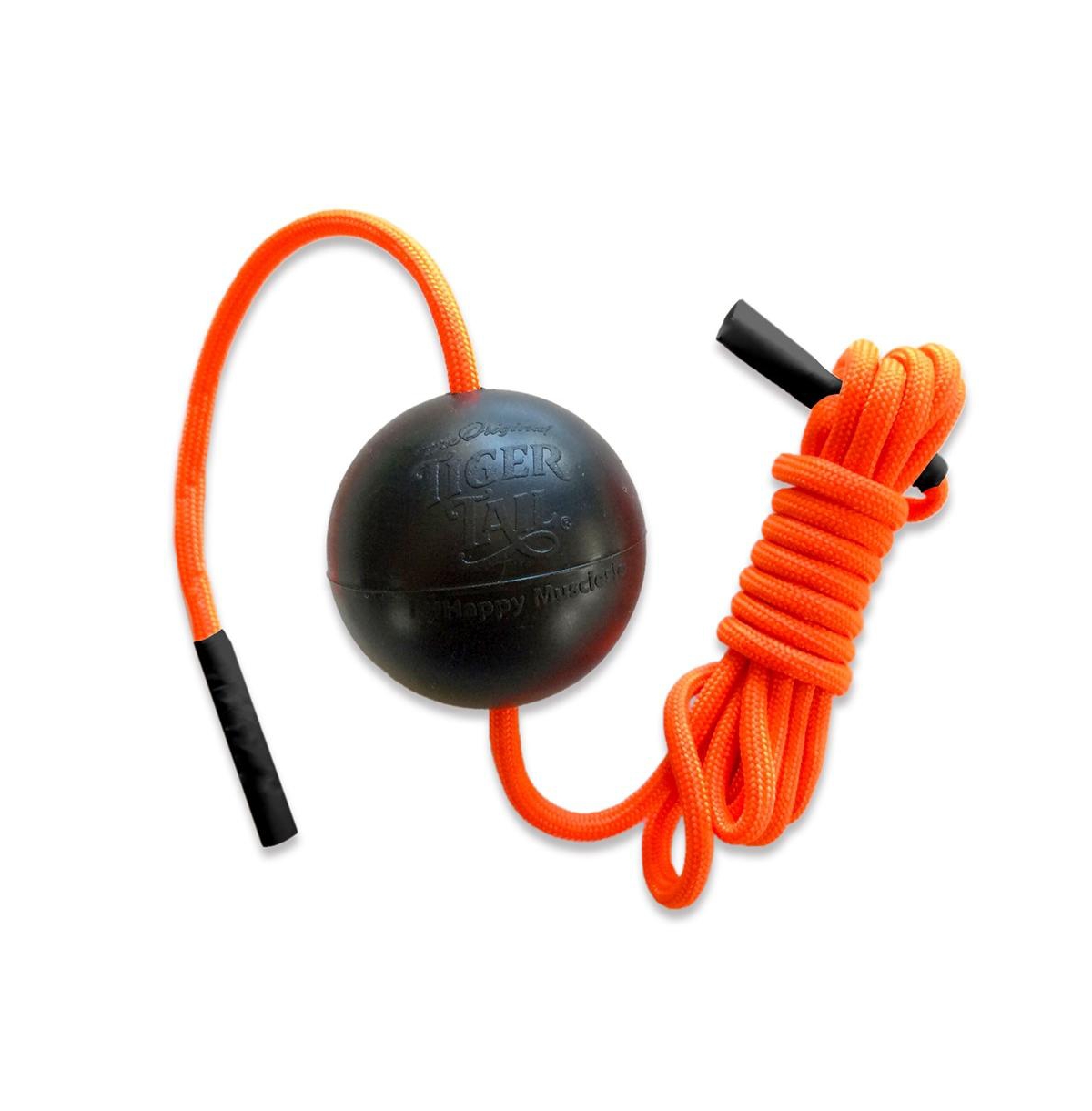 Click here for Tiger Ball 1.7 Massage-On-a-Rope - Black and orang... prices