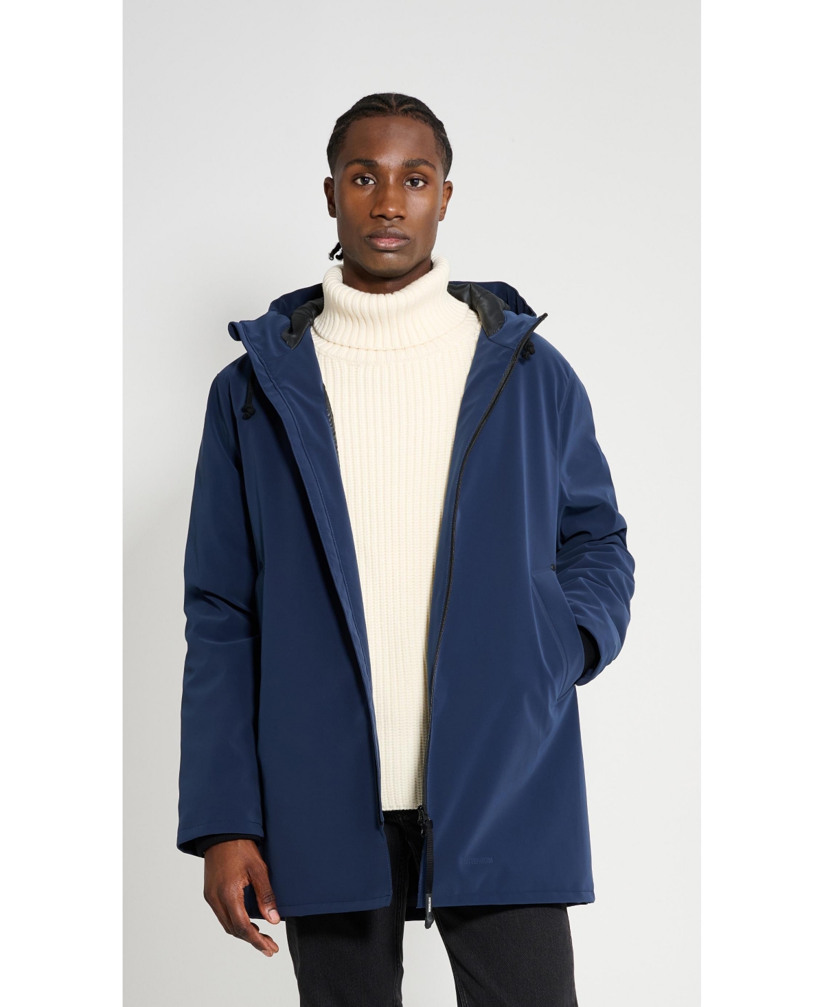 Click here for Stutterheim Mens Stockholm Matte Winter Coat - Nav... prices