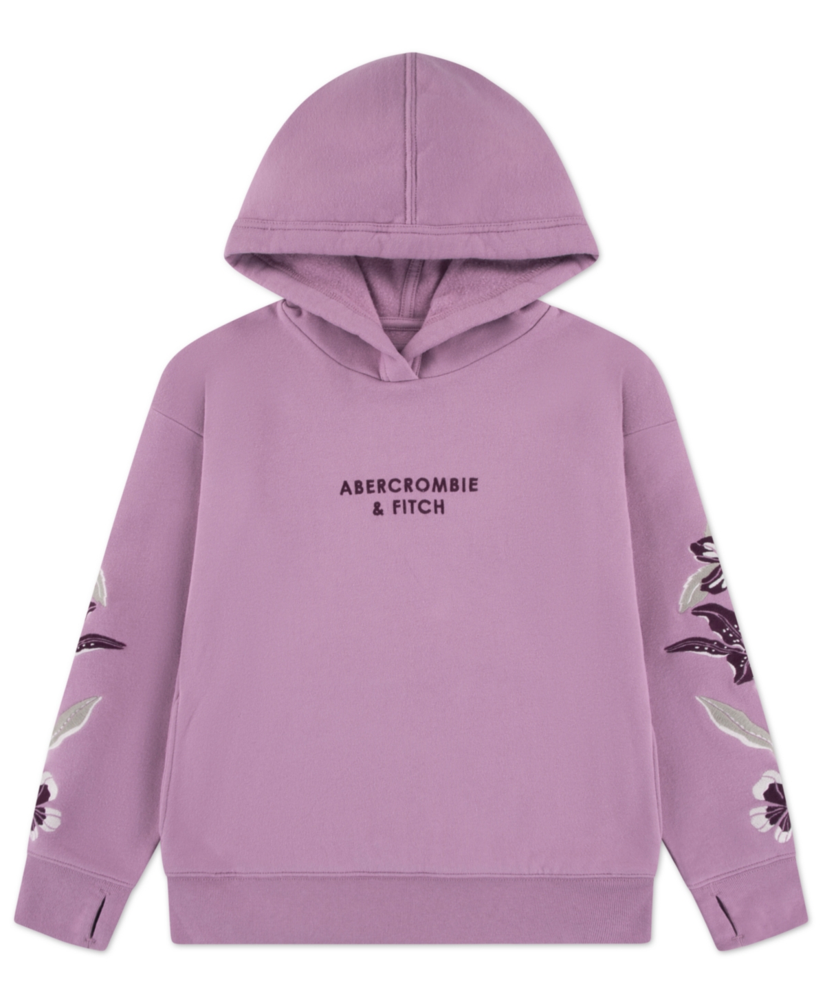 Click here for abercrombie kids Girls Embroidered Pull-On Hoodie... prices