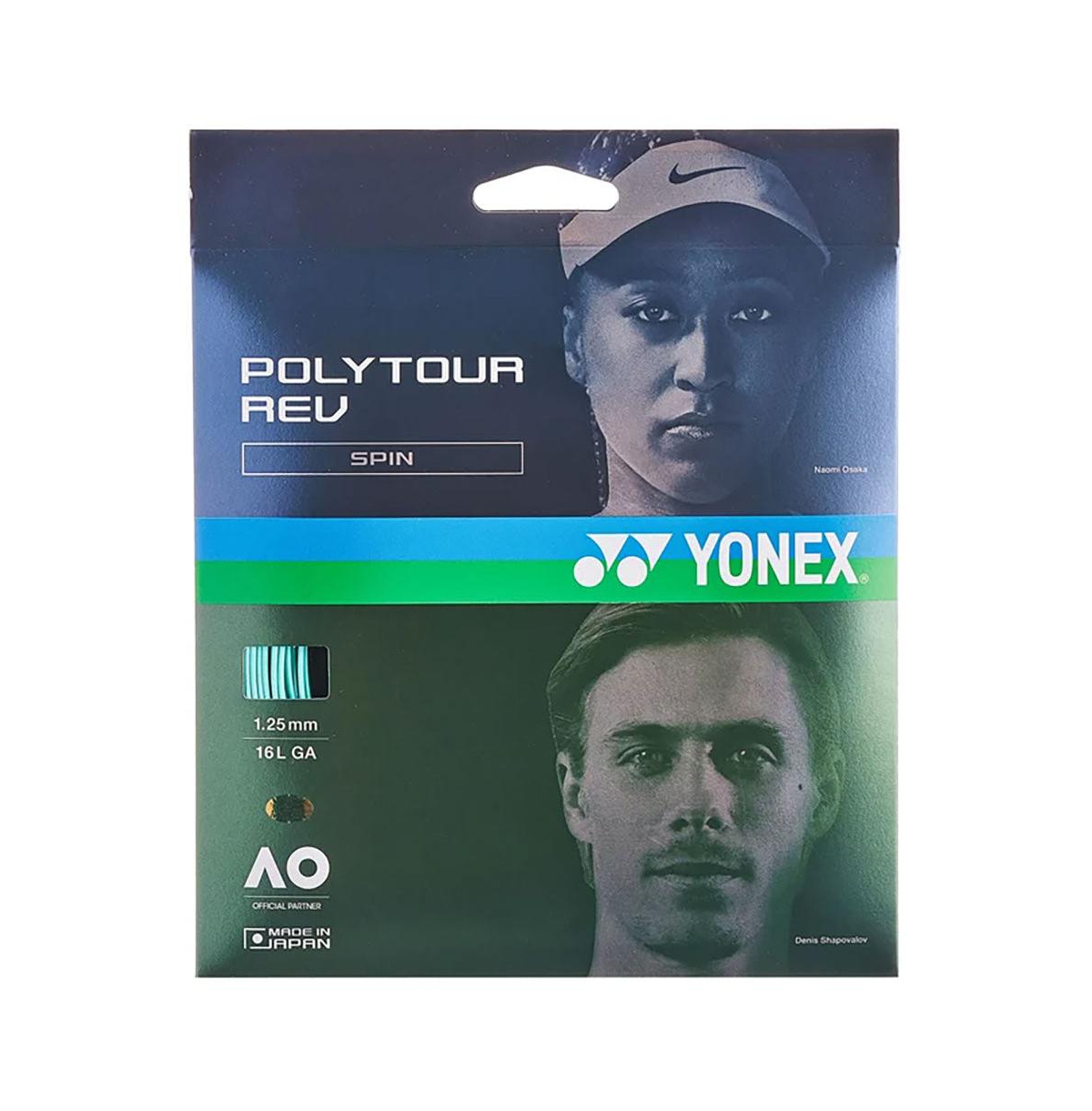 Click here for Yonex PolyTour Rev 125 16Lg Tennis String - Mint prices