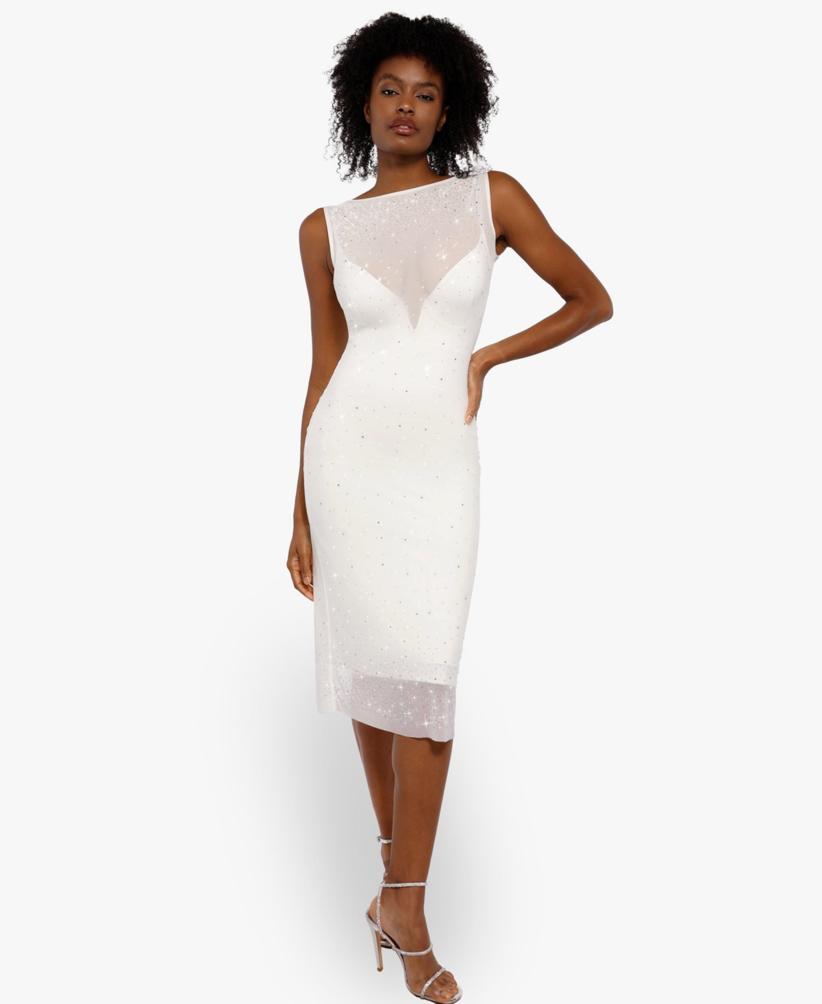 Click here for Popilush Womens Shapewear Two-in-One Heat-Set Crys... prices