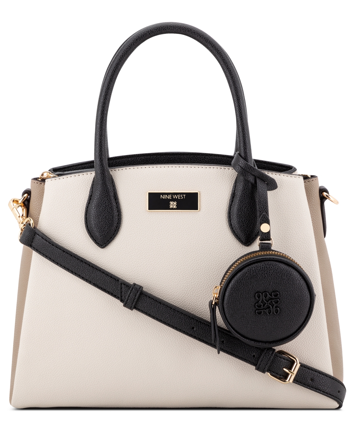 Click here for Nine West Mary Medium Satchel Bag - Milk Multi prices