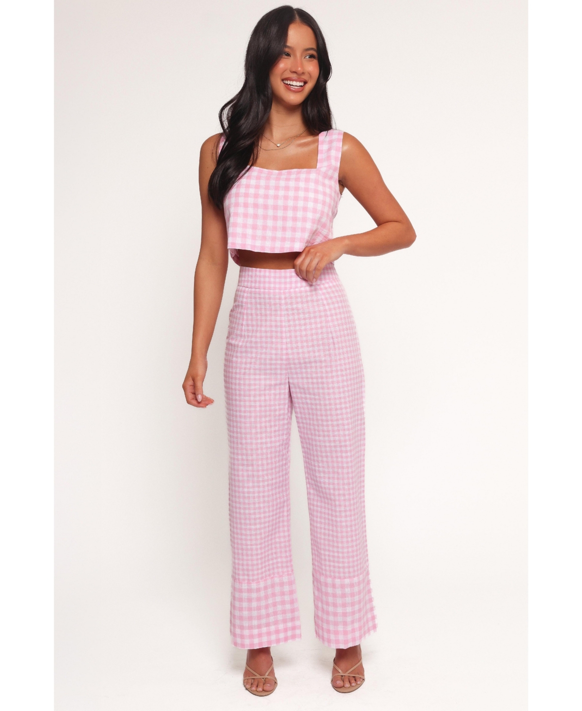 Click here for Petal and Pup Womens Devlin Cotton Pant - Pink Gin... prices