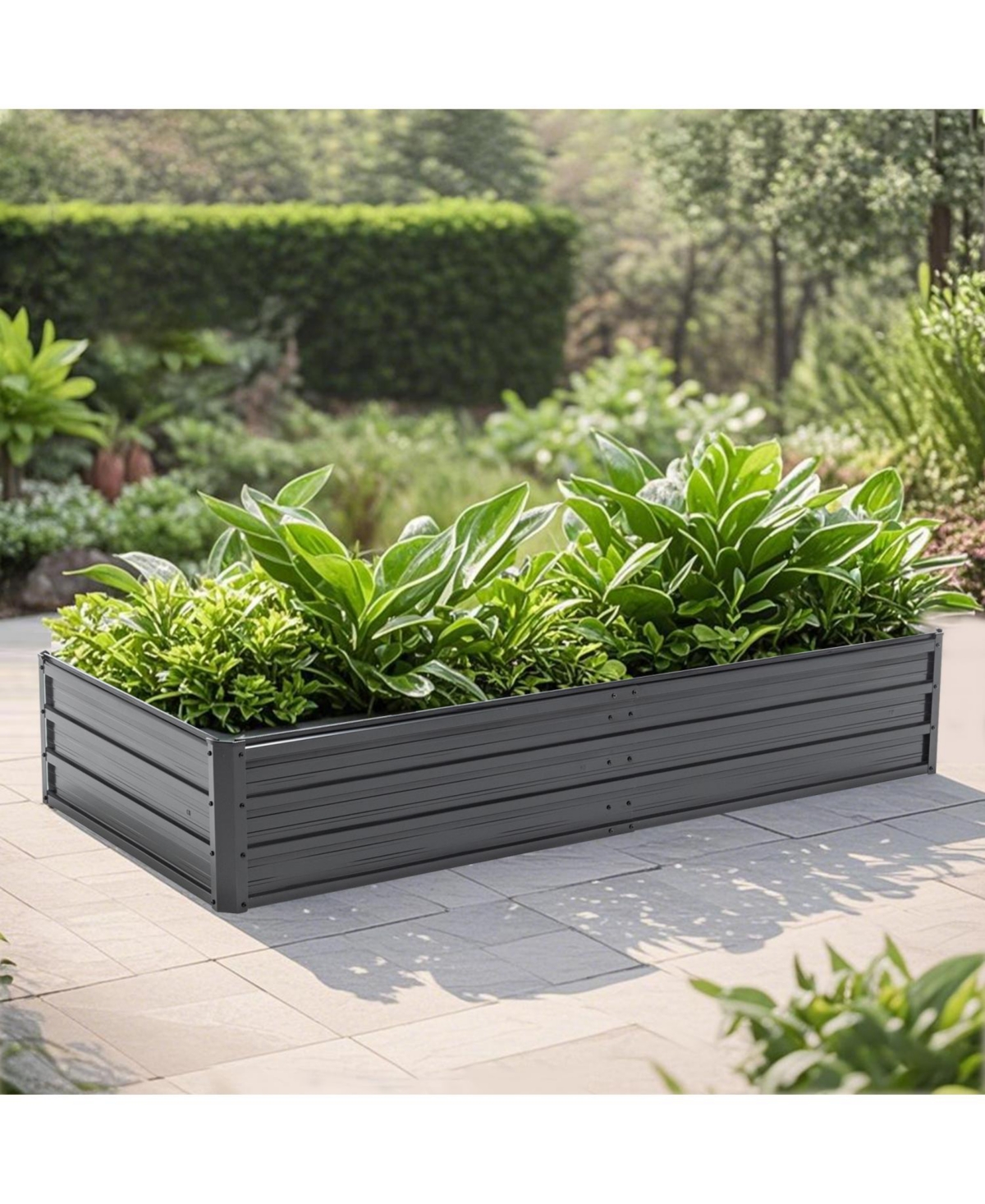 Click here for Streamdale Furniture 6x3x1 Ft Metal Raised Garden... prices