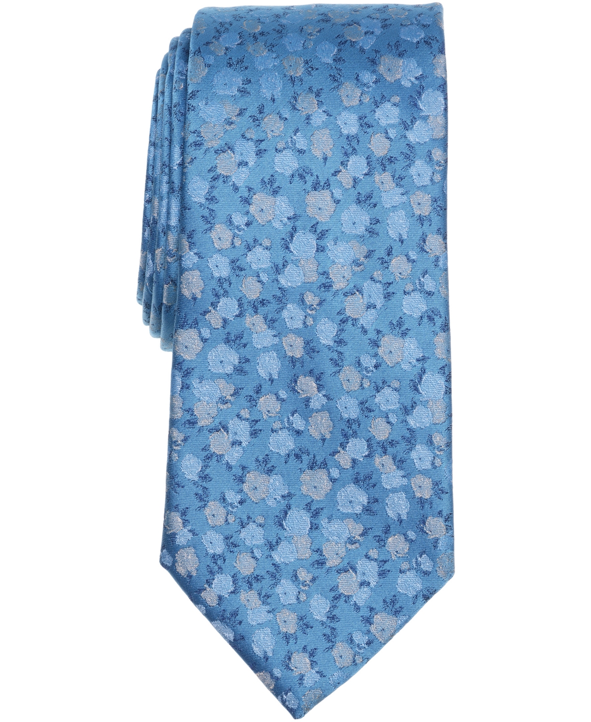 Click here for Michael Kors Mens Maderick Floral Print Tie - Blue prices