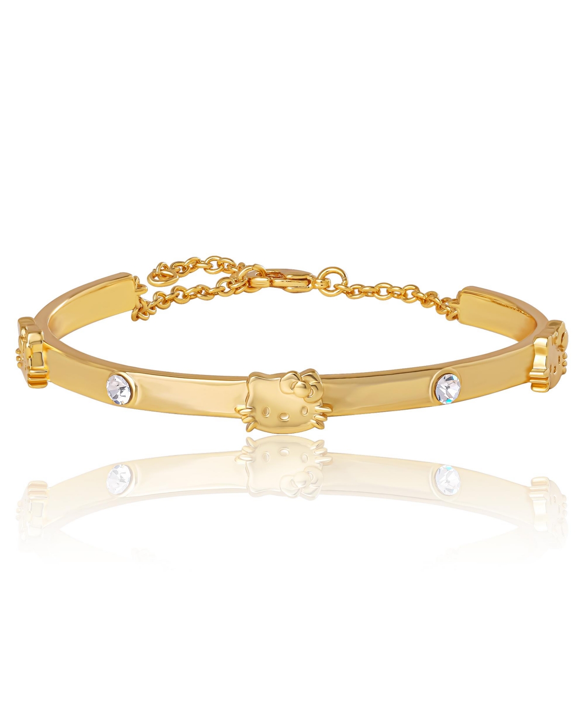 Click here for Hello Kitty Station Bracelet  Gold-Tone  Crystal A... prices