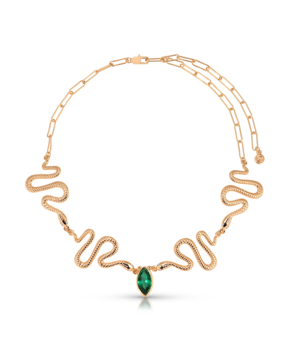 Click here for Ettika Gold Plated Serpentina Choker Necklaces - G... prices