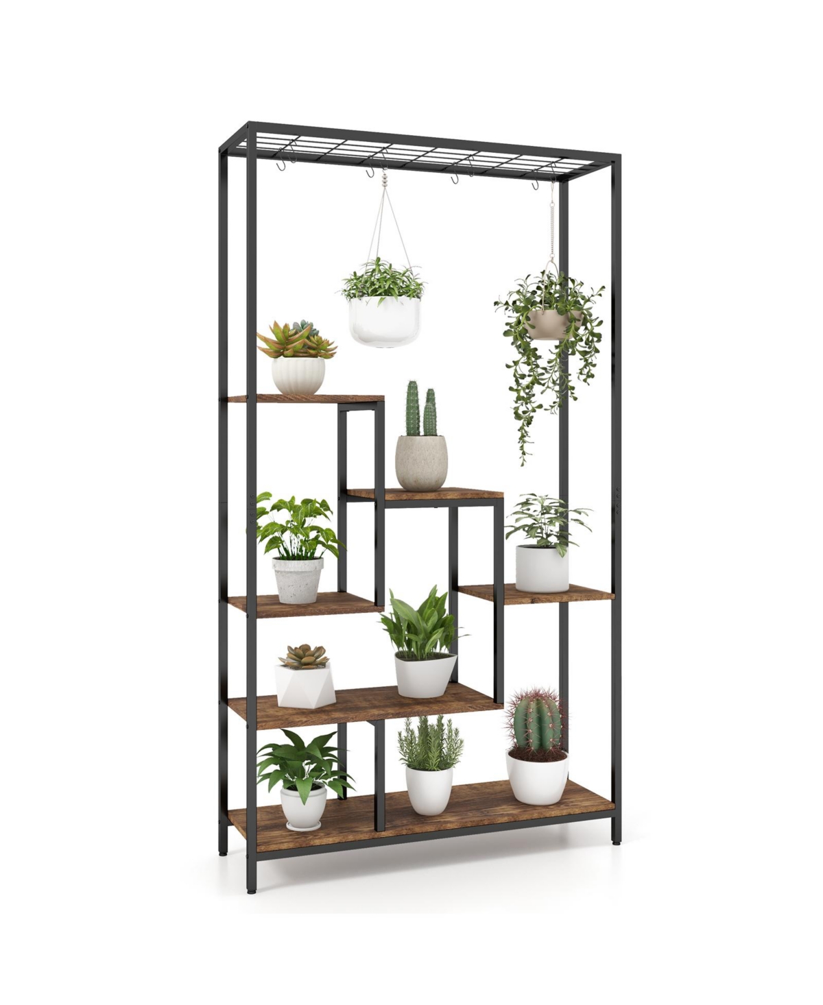Click here for Sugift 6-Tier Tall Plant Stand 71 Inch Metal Indoo... prices