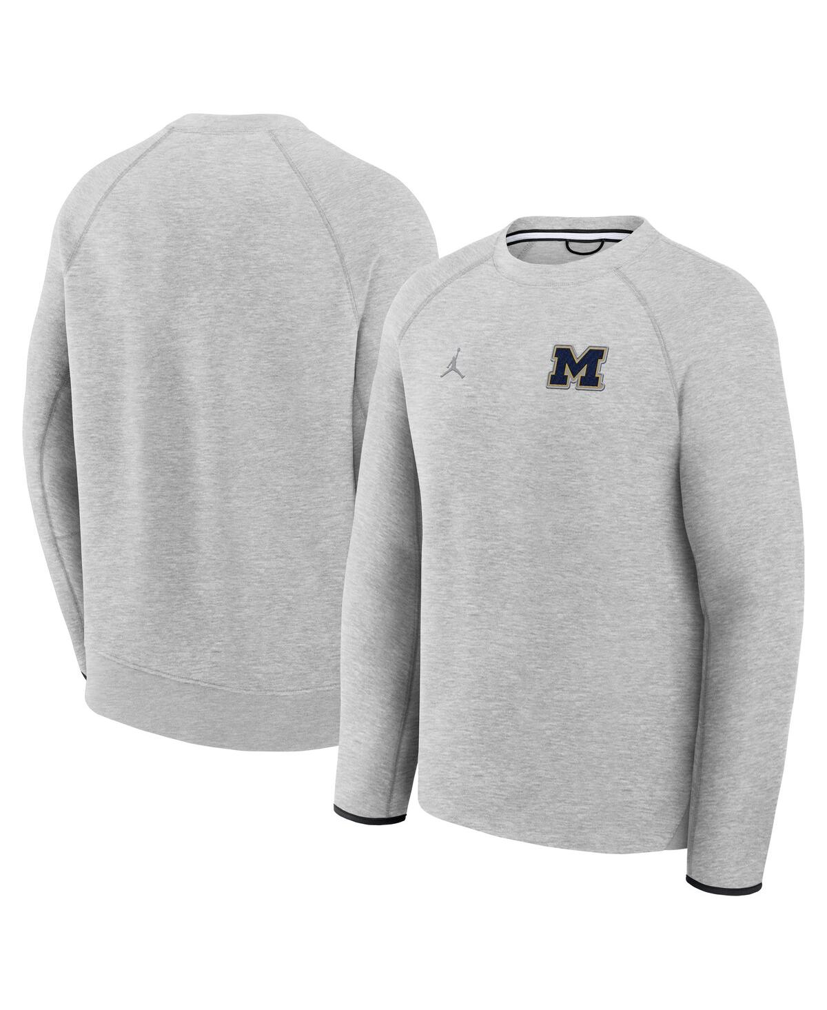 Click here for Jordan Mens Heather Gray Michigan Wolverines Tech... prices
