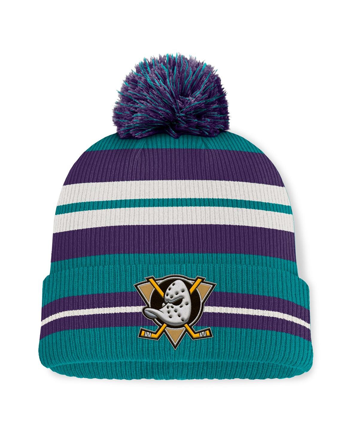 Click here for Fanatics Mens Purple/Teal Anaheim Ducks Decades Co... prices