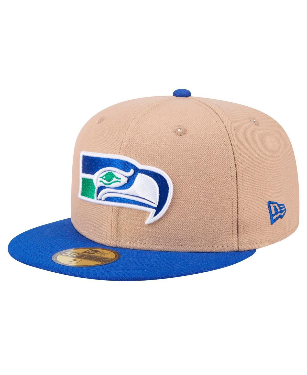 Click here for New Era Mens Tan Seattle Seahawks Throwback Logo M... prices