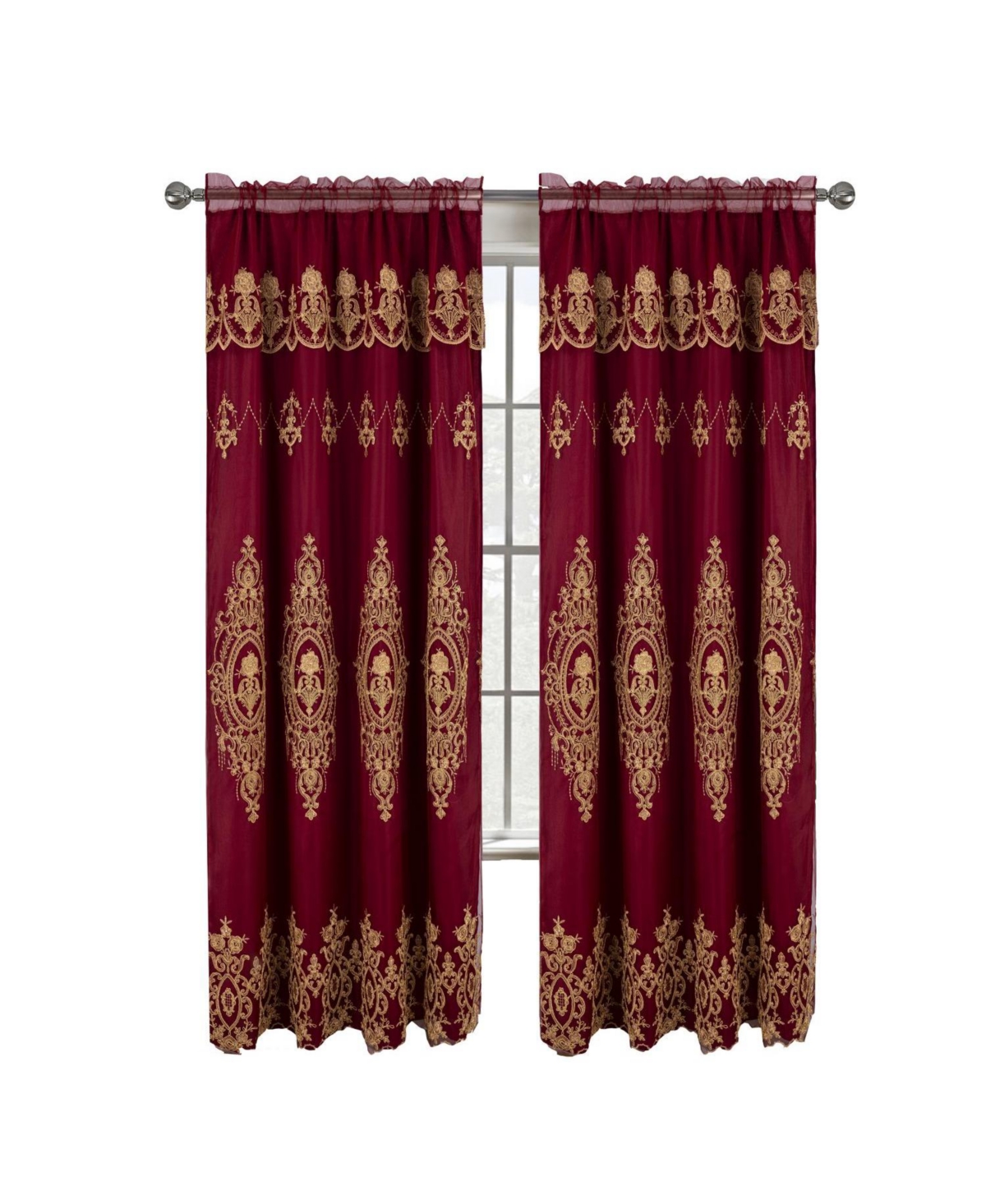 Click here for Rt Designers Collection Daisy Embroidery Grommet C... prices