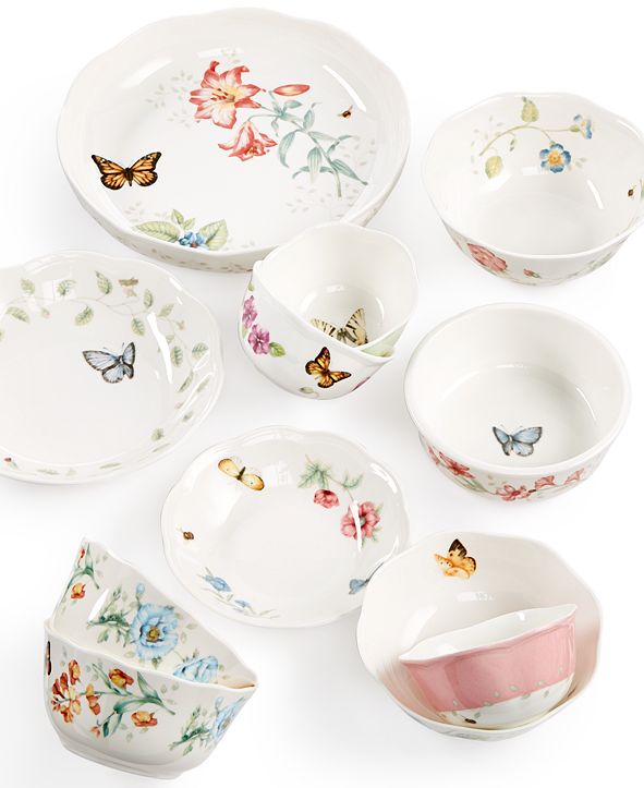 Lenox Butterfly Meadow Bowls Collection & Reviews - Dinnerware - Dining ...