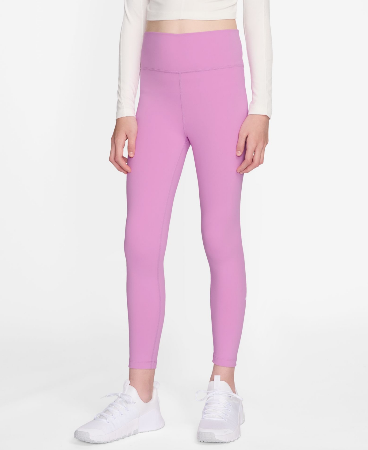 Click here for Nike Girls 7-20 One Dri-fit High-Waisted Leggings... prices
