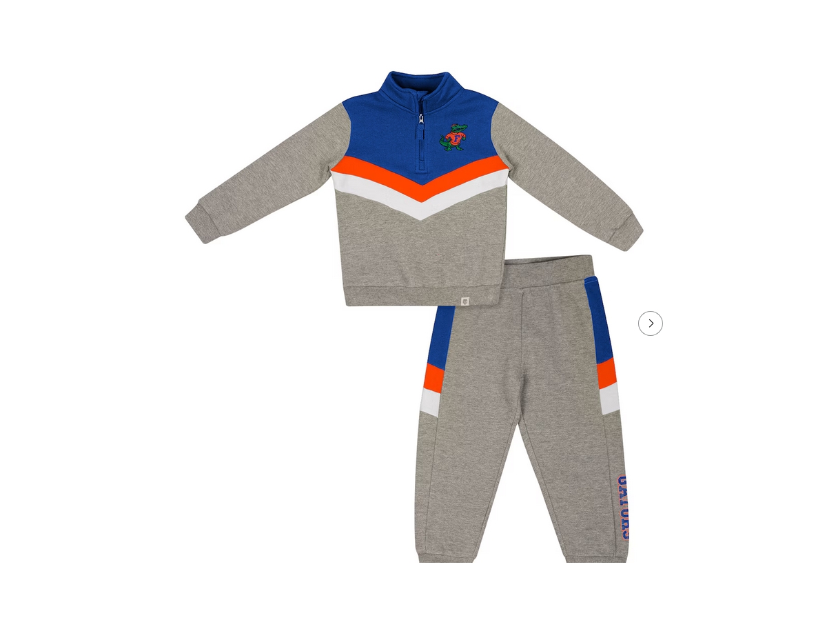 Click here for Toddler 2-Piece Heather Gray Florida Gators Claren... prices