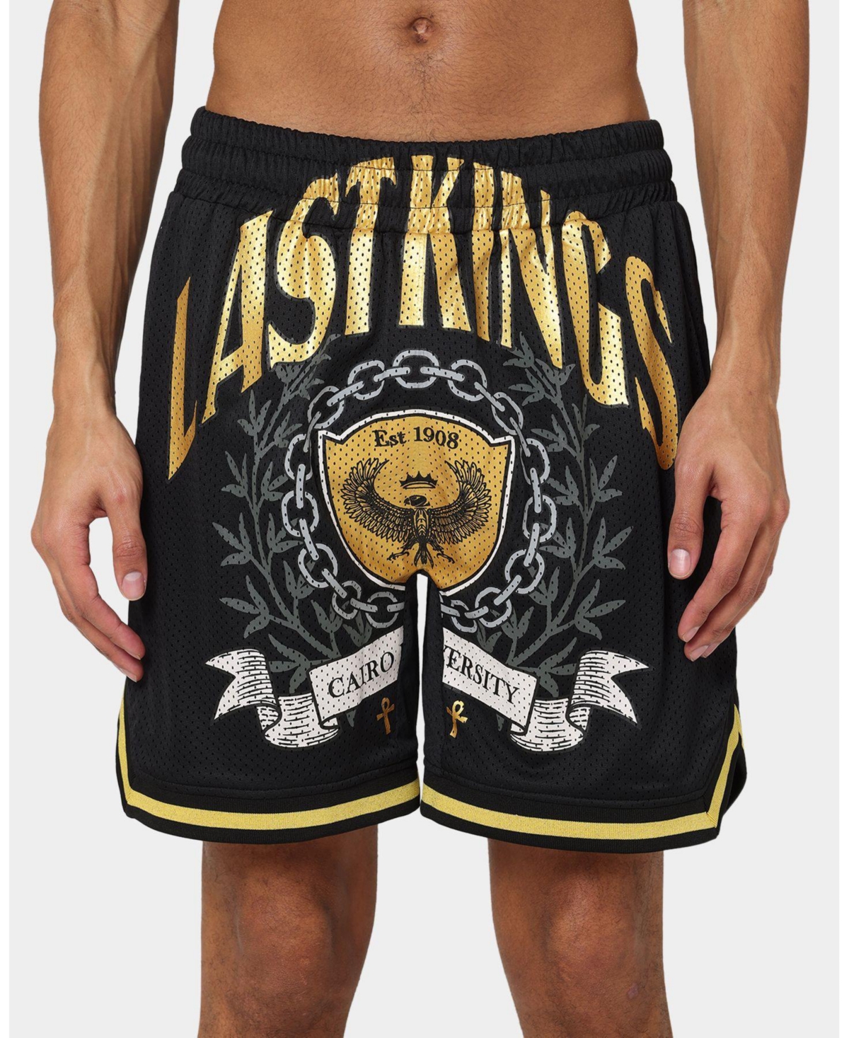 Click here for Last Kings Mens Cairo University Ball Shorts prices