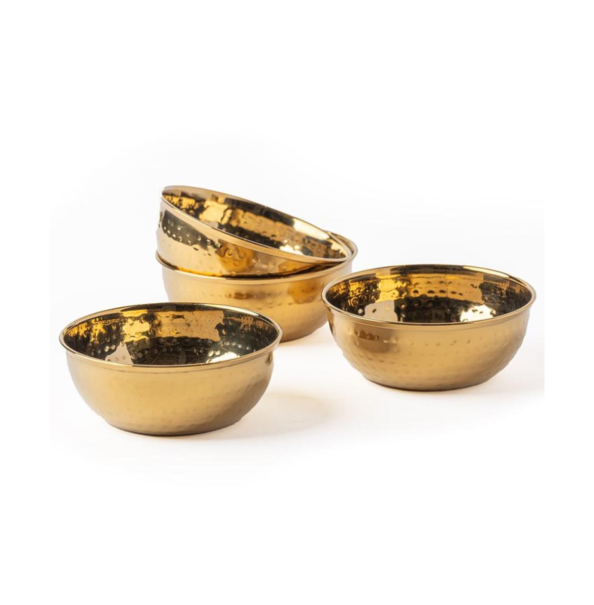 Click here for Verve Culture Dal Serving Bowls - Set of 4 - Gold prices