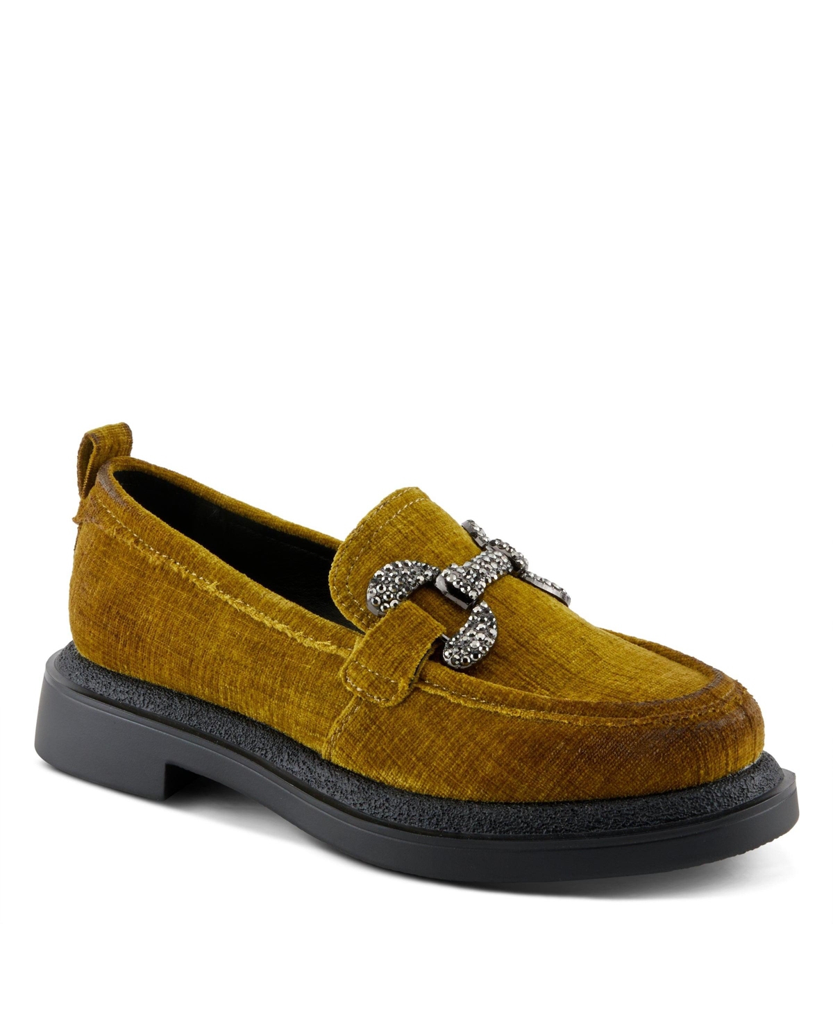 Click here for Patrizia Marlen Womens Velvet Textile Upper Slip-O... prices