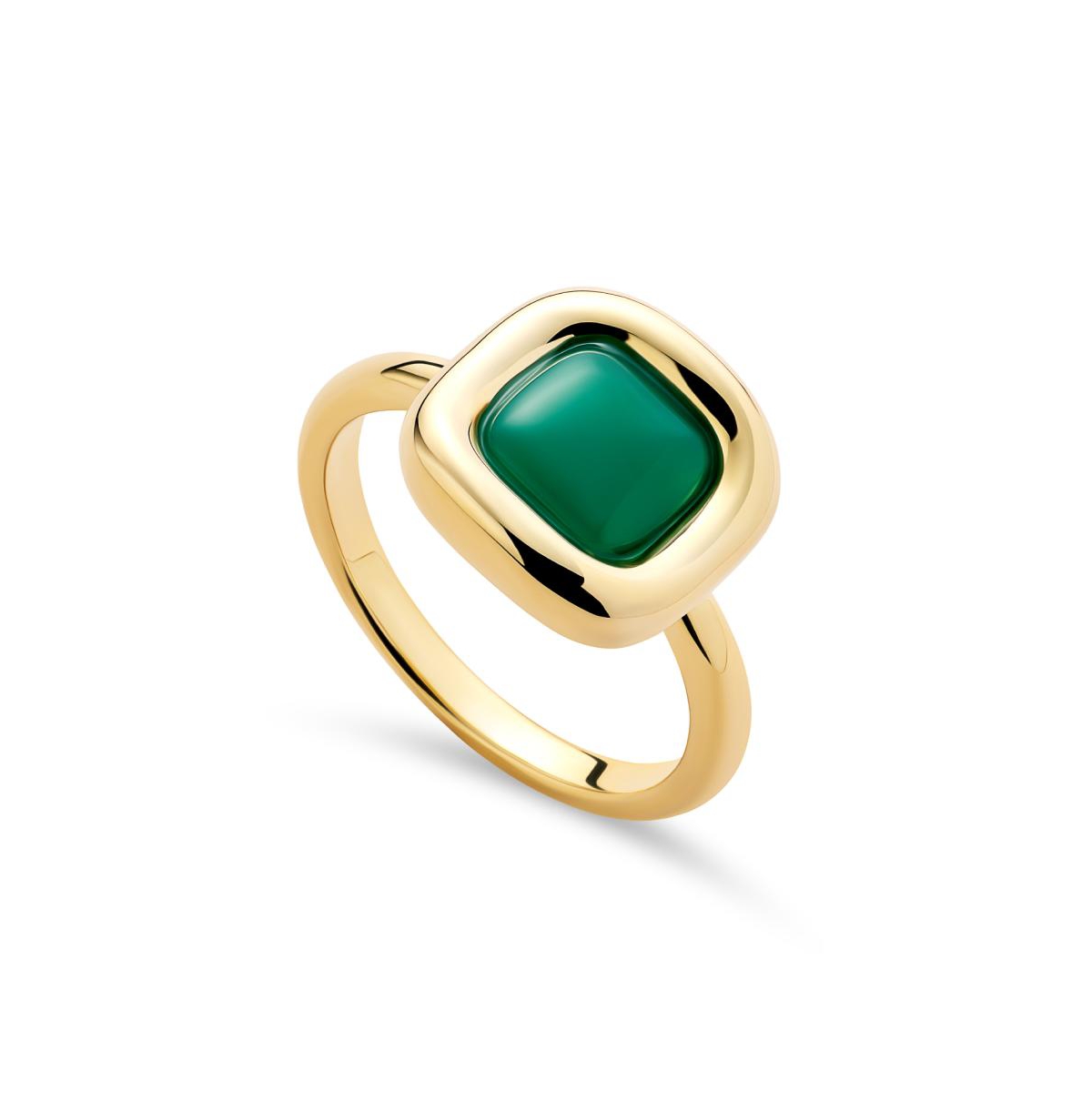Click here for Ana Luisa Statement Ring - Clara Ring Green Onyx -... prices