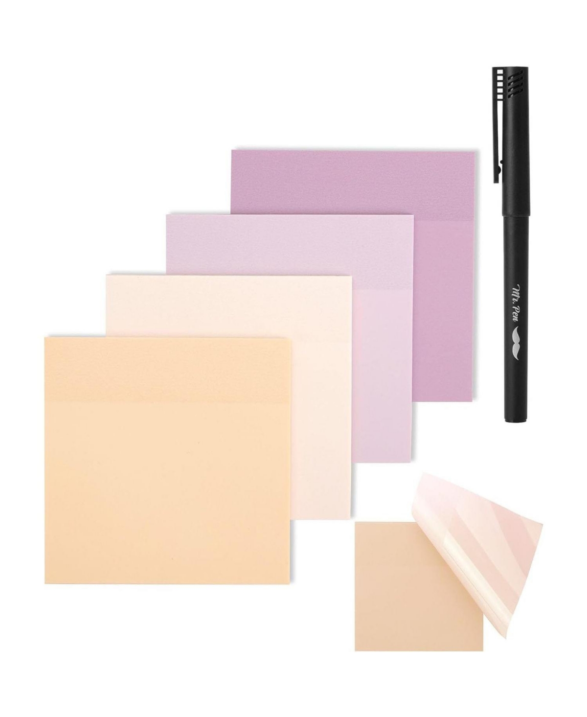 Click here for Mr. Pen Transparent Sticky Notes  3x3  200 Sheets... prices