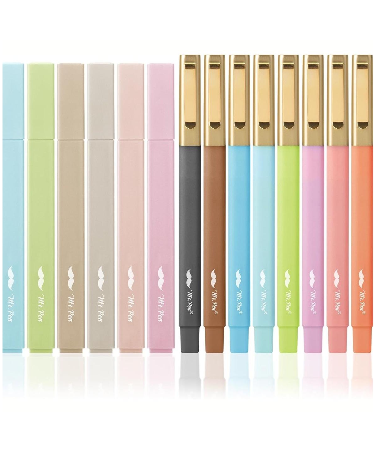 Click here for Mr. Pen Aesthetic Highlighter and Pen No Bleed  16... prices