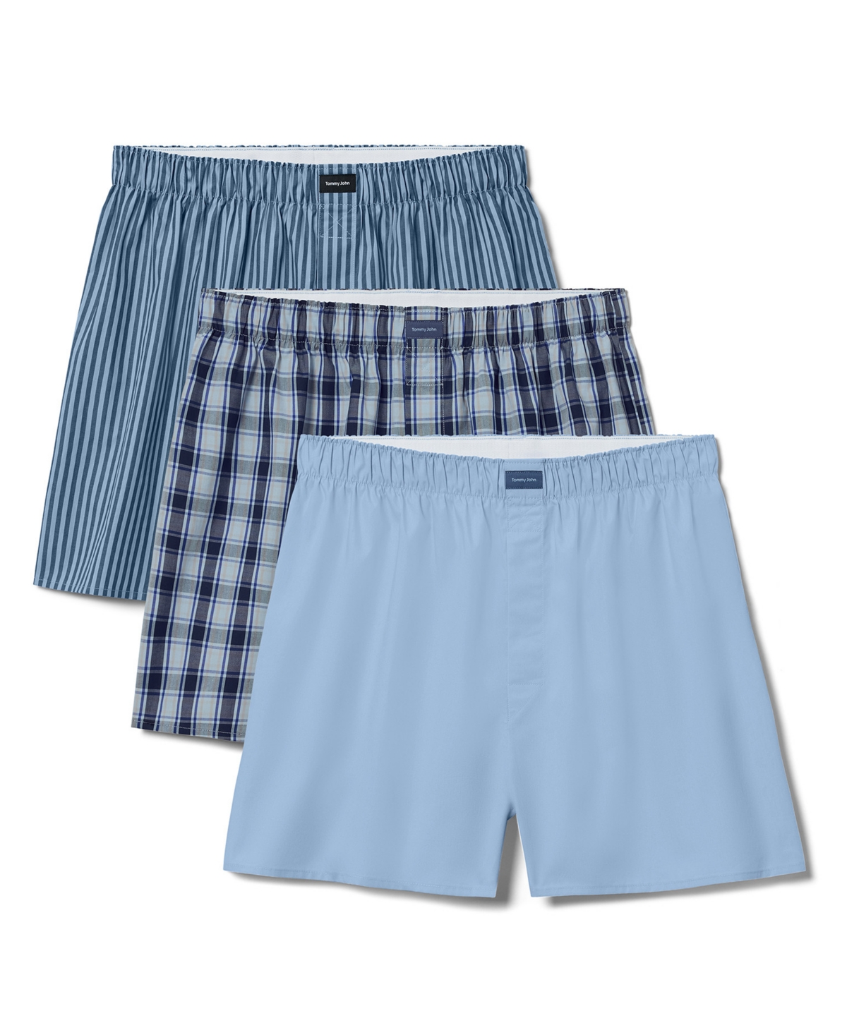Click here for Tommy John Mens Essential Woven Boxers  Pack of 3... prices