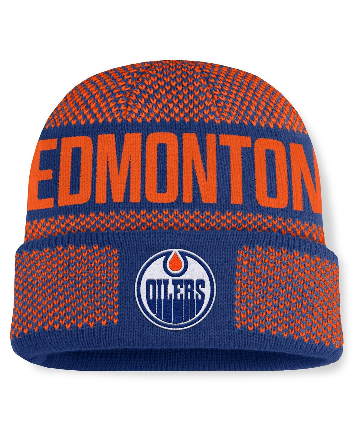 Click here for Mens Royal/Orange Edmonton Oilers Fundamentals She... prices