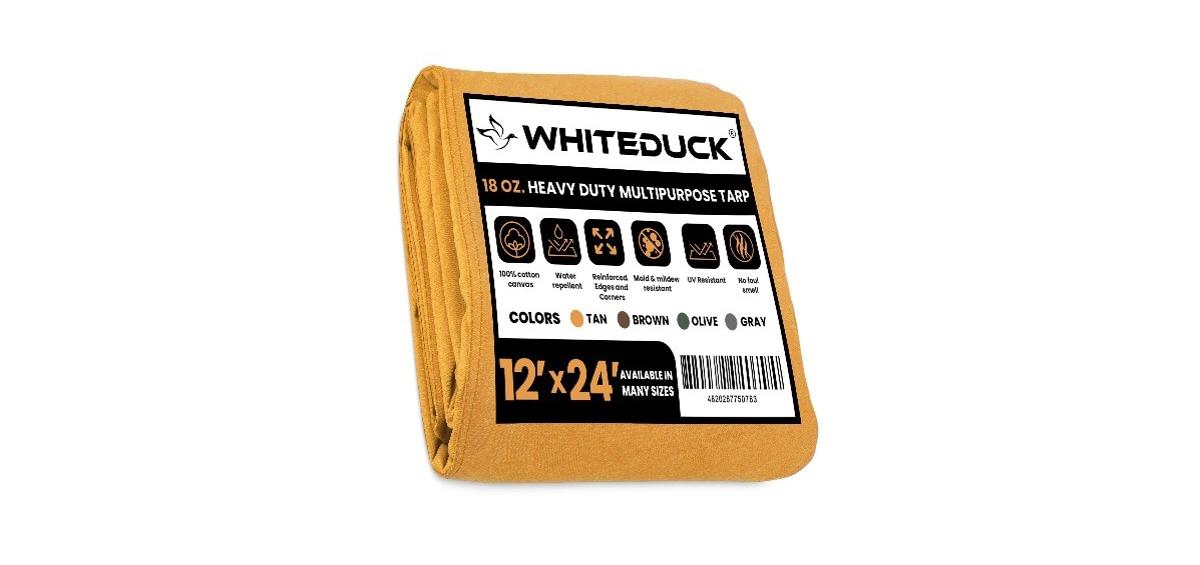Click here for White duck Outdoors 18 oz. Canvas Tarp 12x24 Tan prices