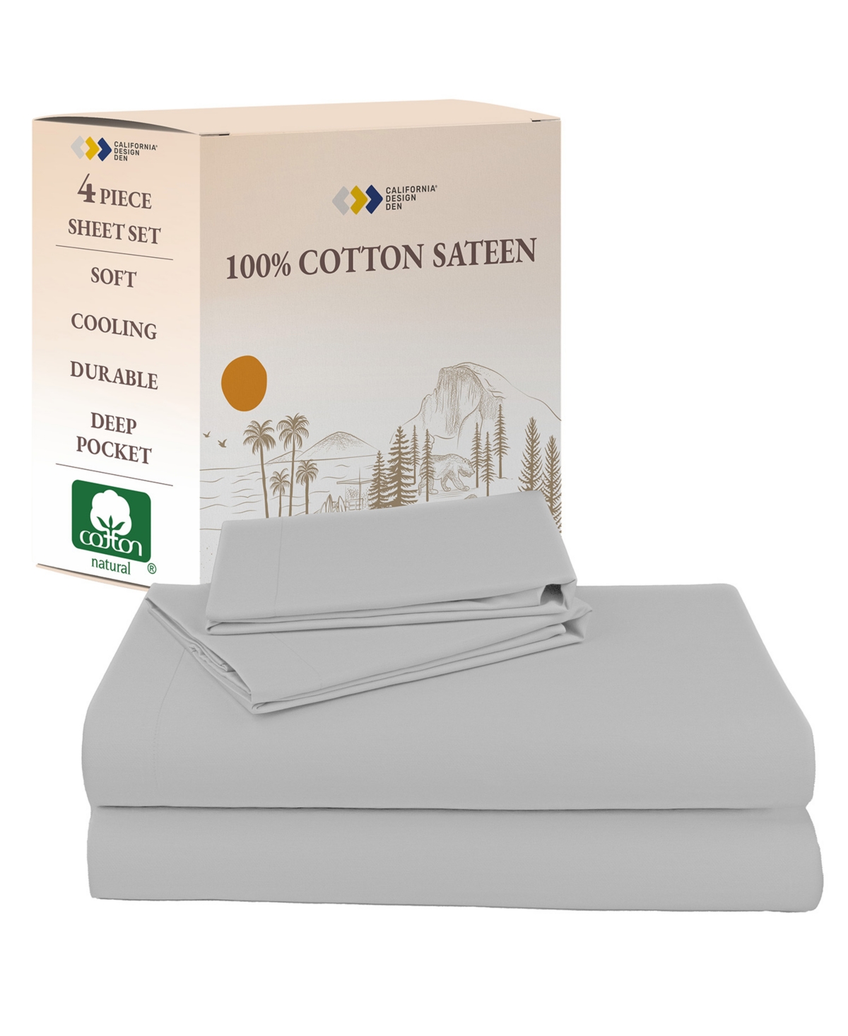 Click here for Soft 100 Cotton Sheets Set - Cooling Durable Satee... prices