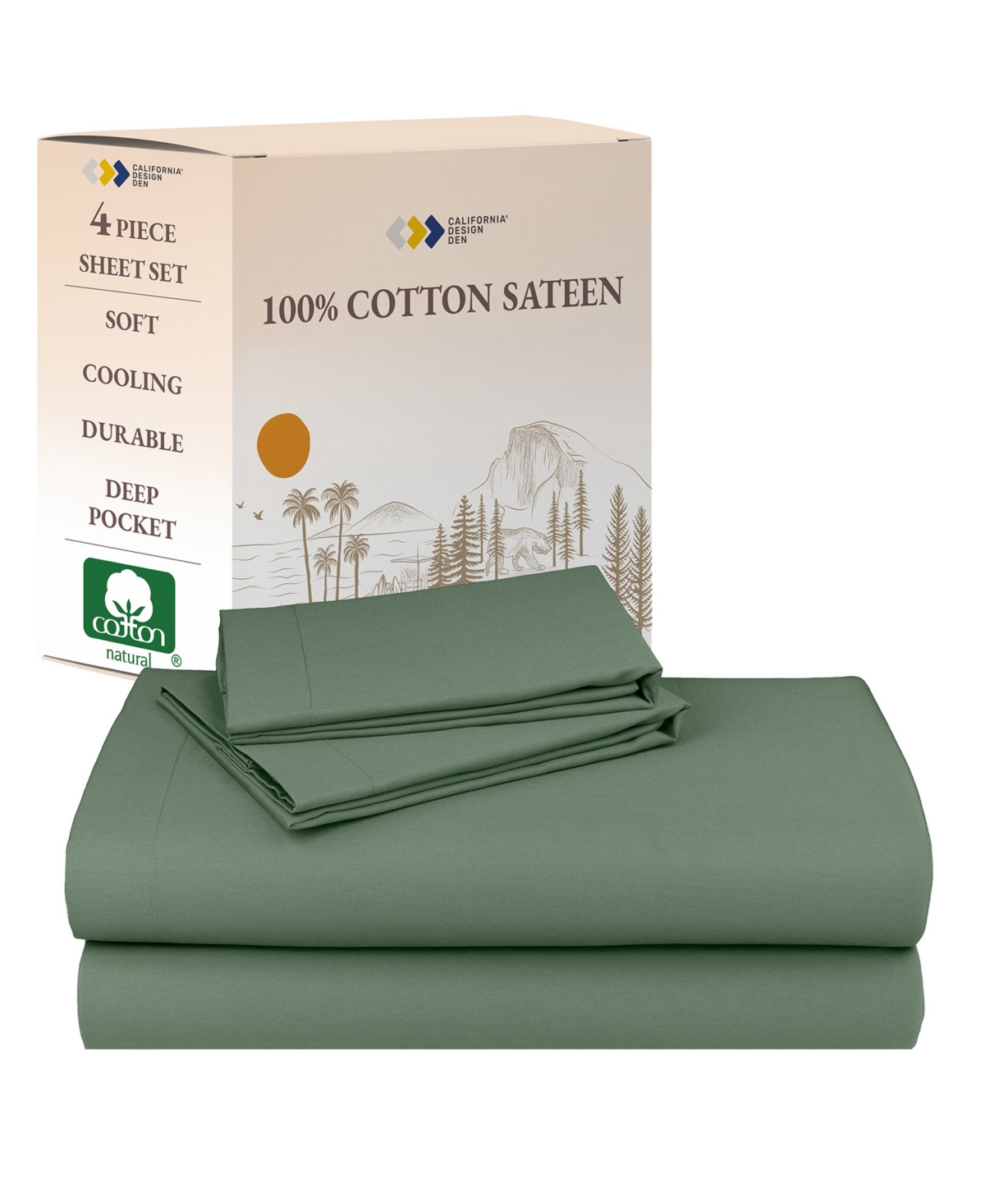 Click here for Soft 100 Cotton Sheets Set - Cooling Durable Satee... prices