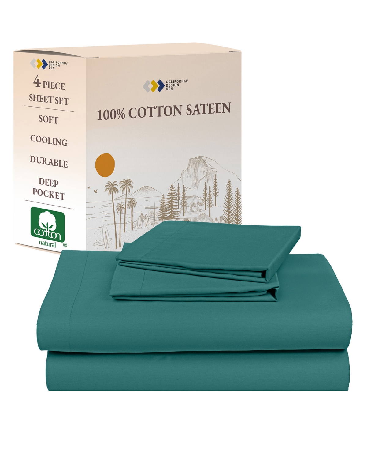 Click here for Soft 100 Cotton Sheets Set - Cooling Durable Satee... prices