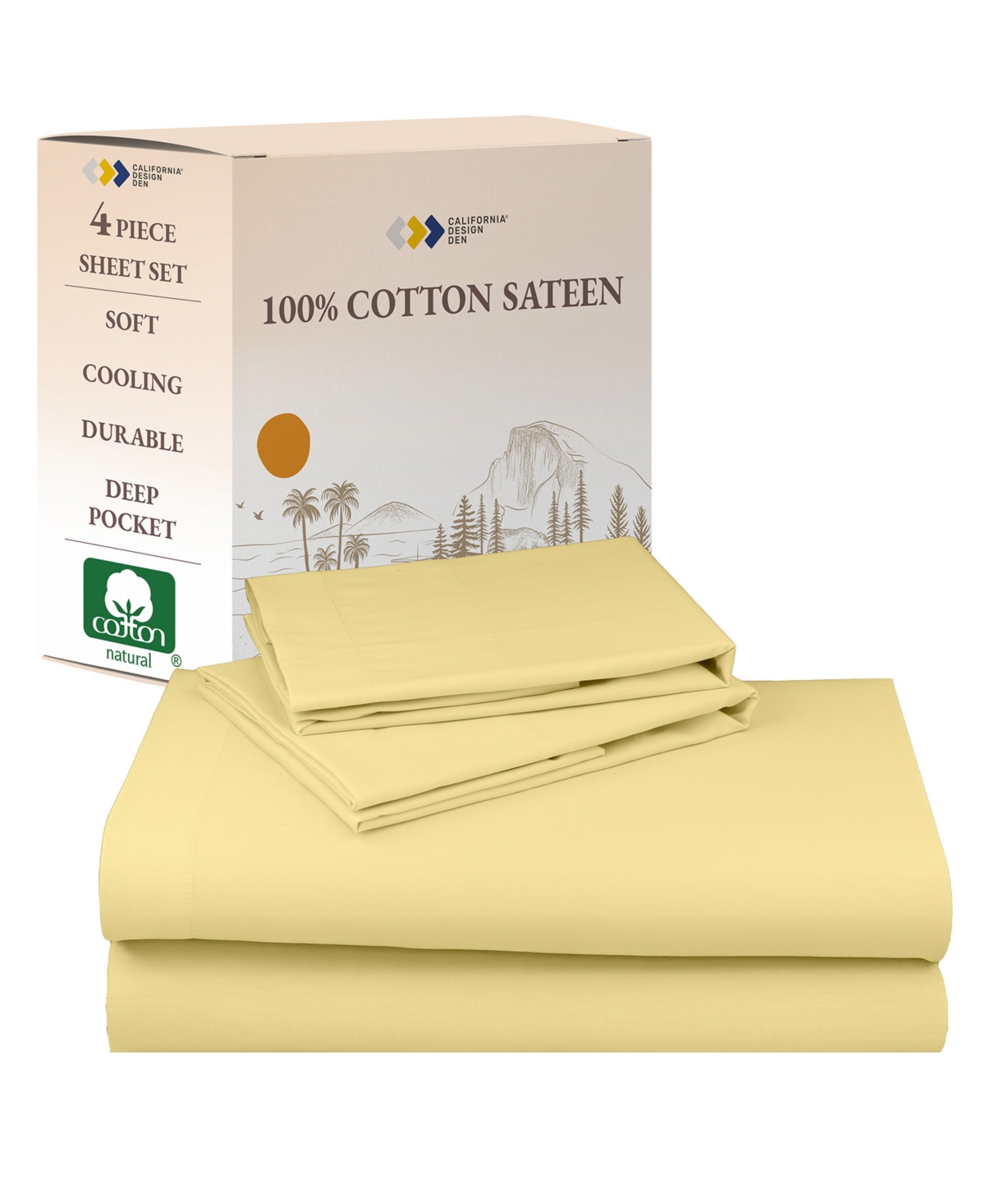 Click here for Soft 100 Cotton Sheets Set - Cooling Durable Satee... prices