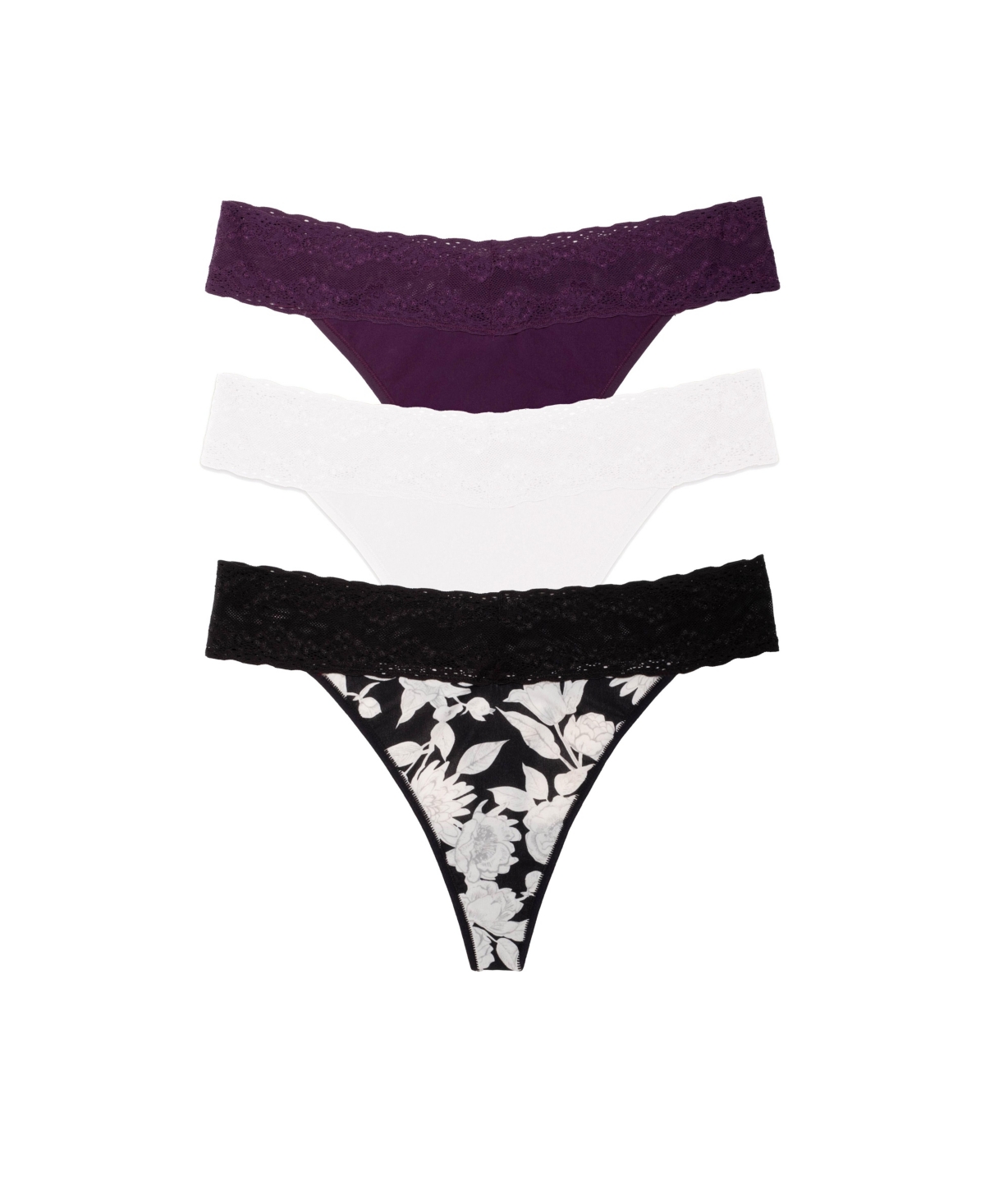 Click here for Natori Womens Bliss Perfection One Thong 3-Pack -... prices